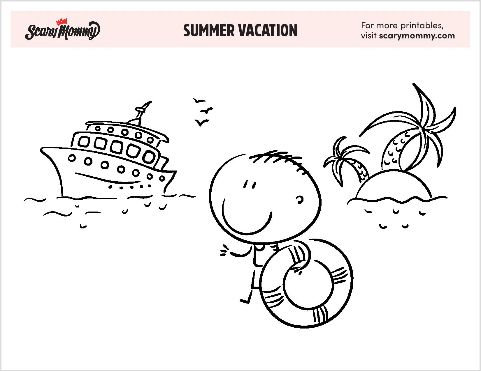 11 Summer Coloring Pages To Celebrate The Best Season Of The Year