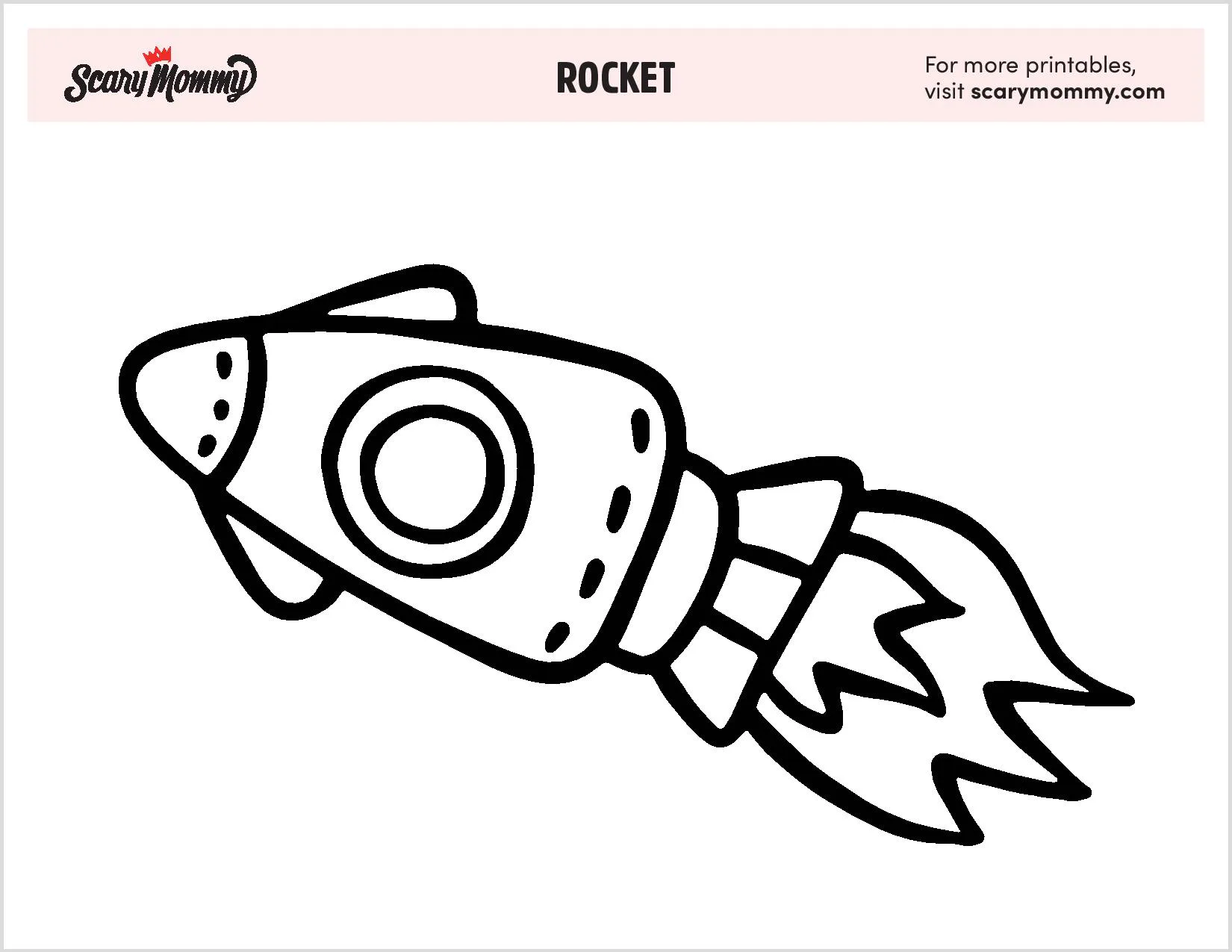 11 Rocket Coloring Pages That’ll Put Your Little Astronaut Into Fun’s Orbit
