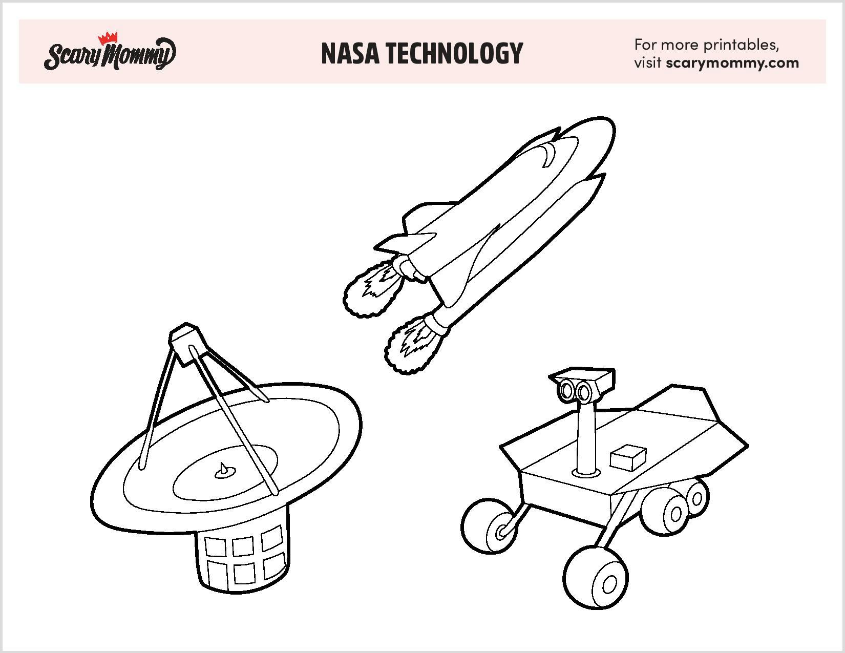 11 NASA Coloring Pages That’ll Send Your Space-Obsessed Kid Into The ...