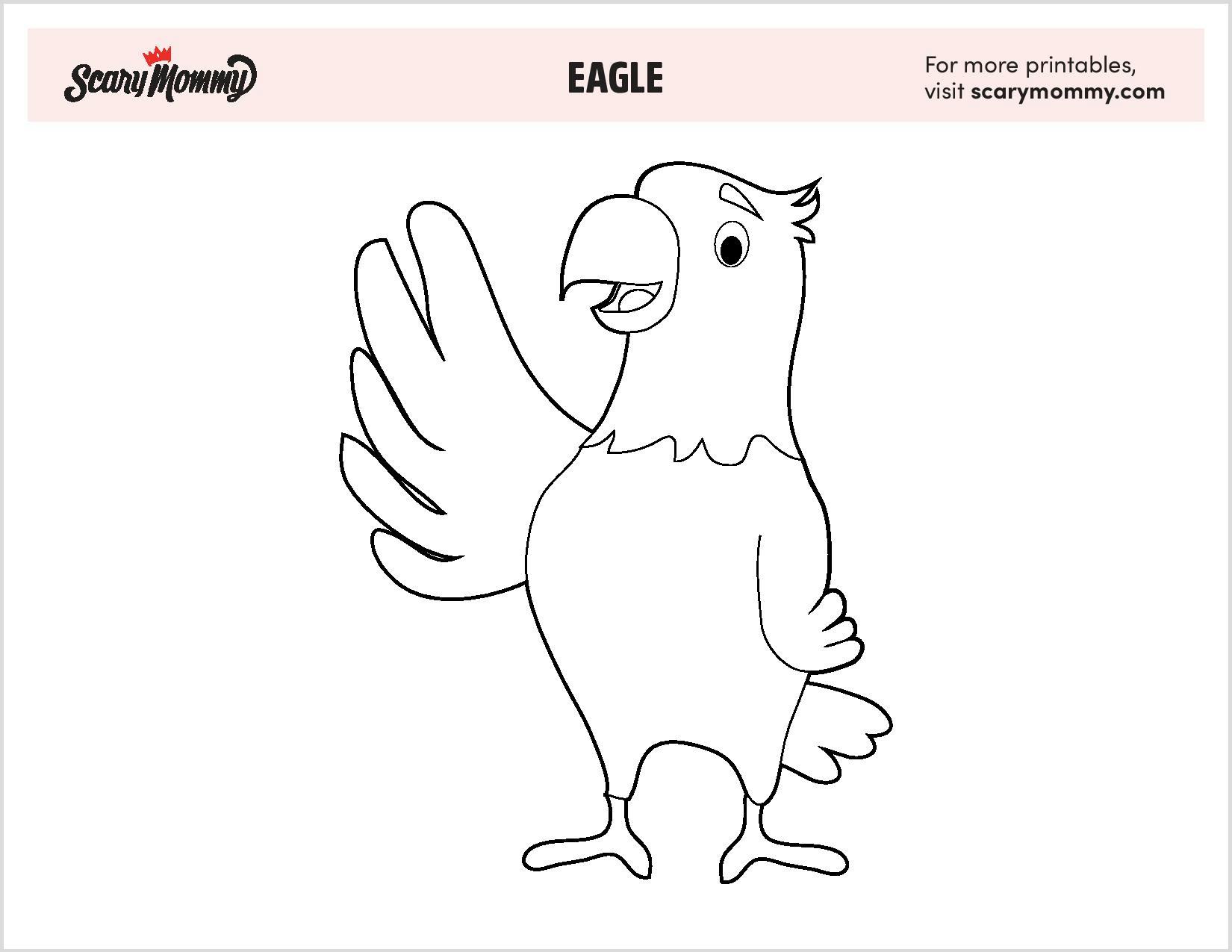 11 Eagle Coloring Pages To Share With Your Talon-ted Kid