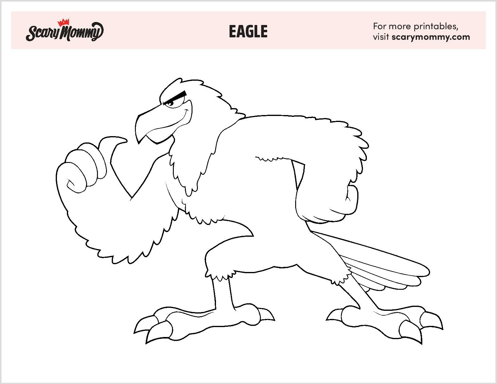 11 Eagle Coloring Pages To Share With Your Talon-ted Kid