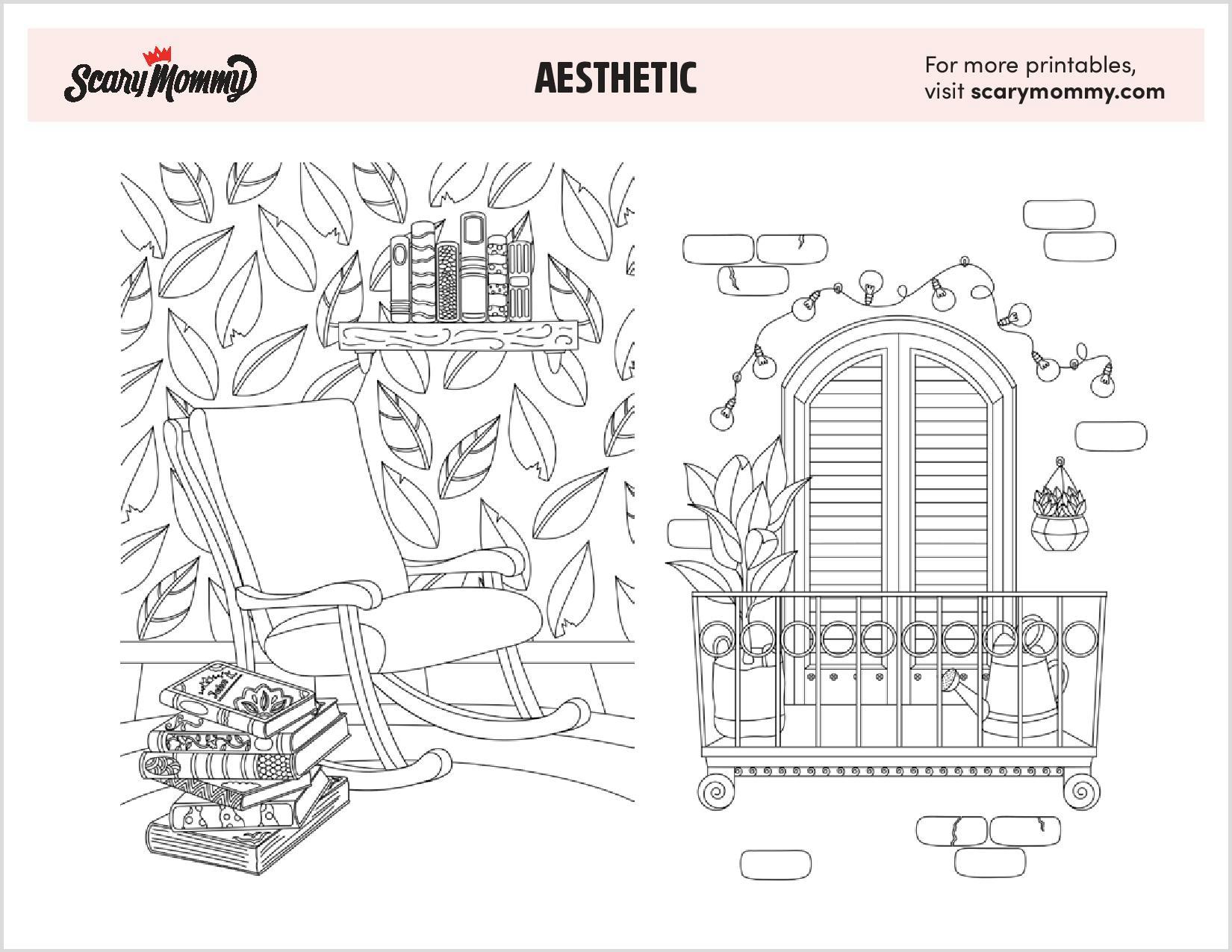 Travel Through Art With These 11 Amazingly Aesthetic Coloring Pages