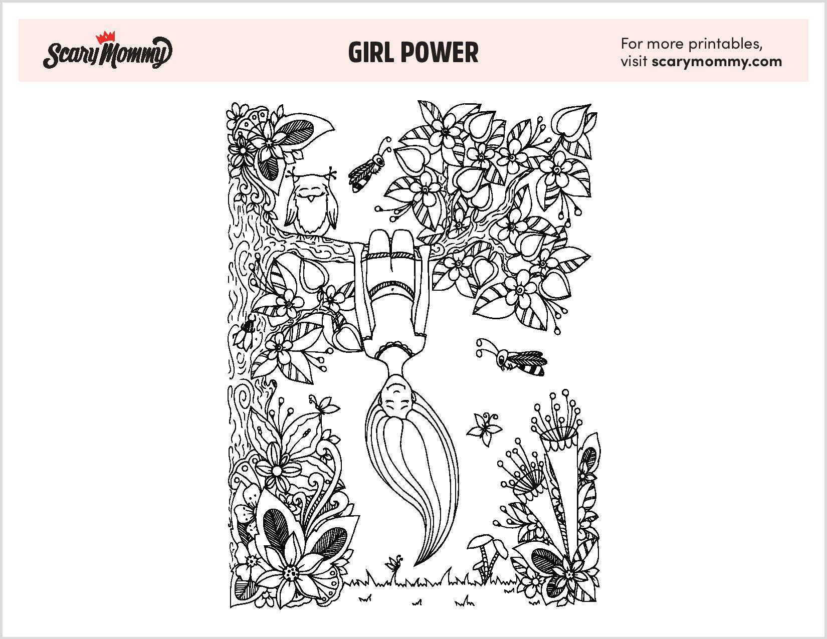 11 Girl Coloring Pages That’ll Unleash Your Inner ‘Girl Power’