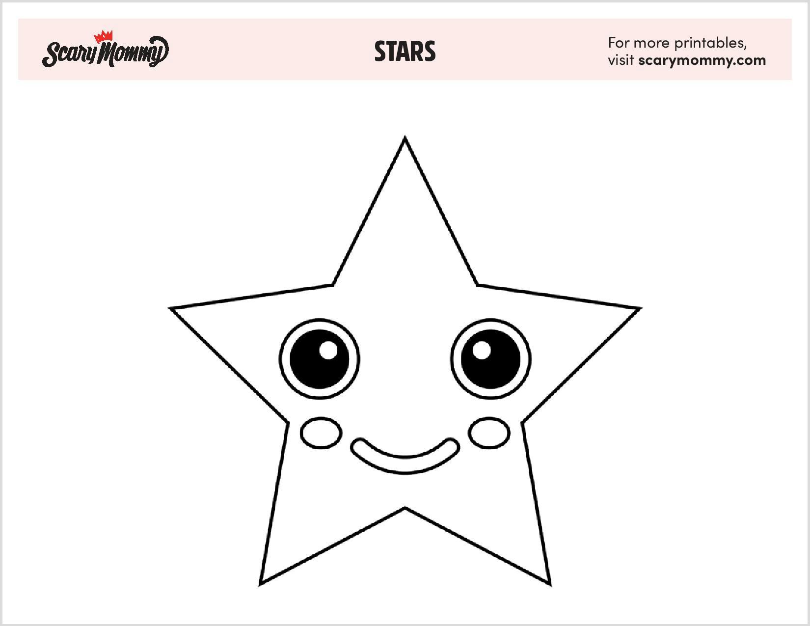 11 Supremely Celestial Star Coloring Pages
