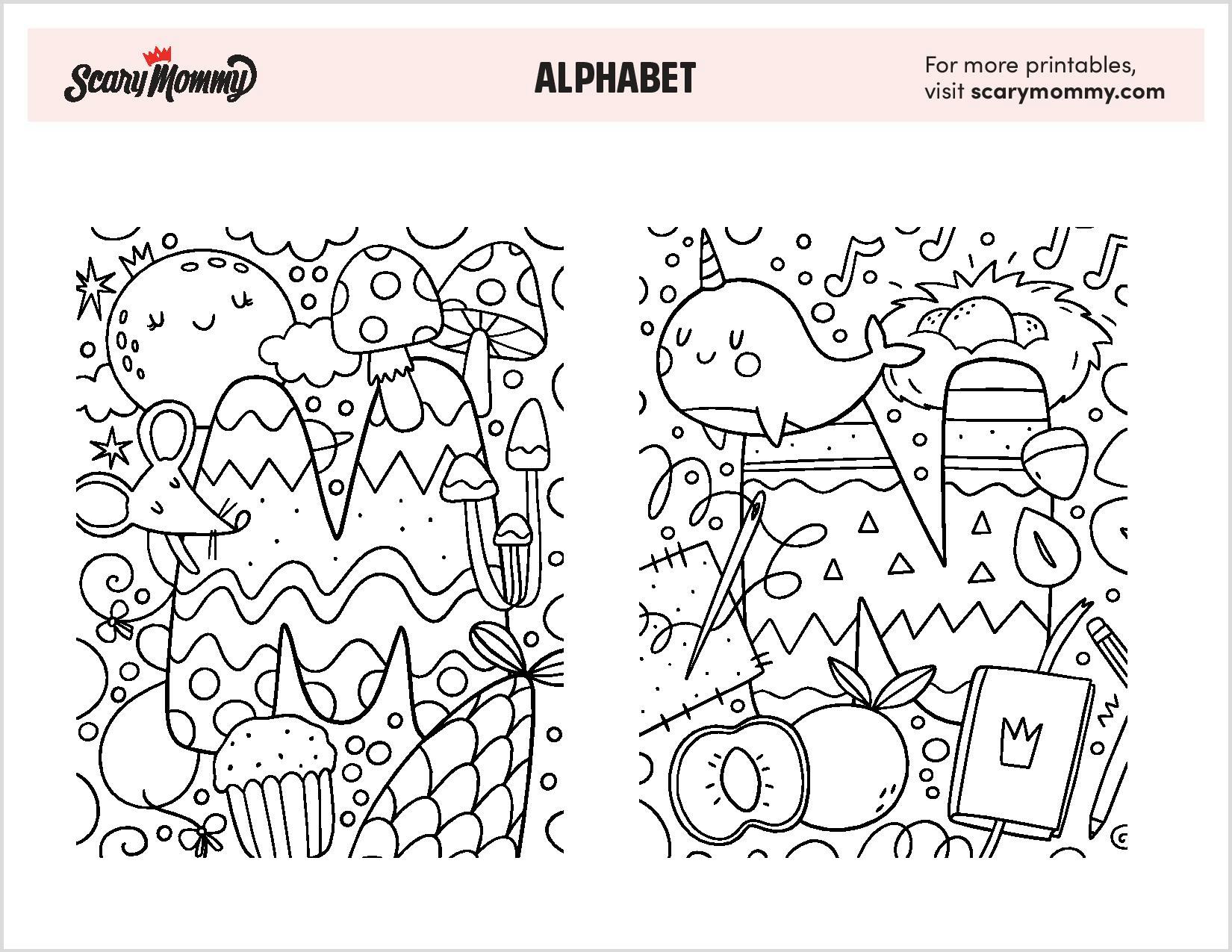 11 Awesome Alphabet Coloring Pages For Letter-Lovin’ Kiddos