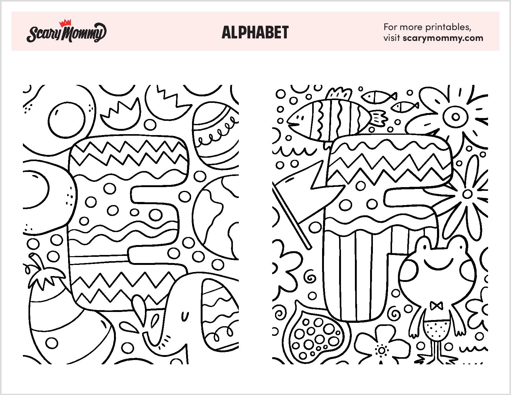11 Awesome Alphabet Coloring Pages For Letter-Lovin’ Kiddos