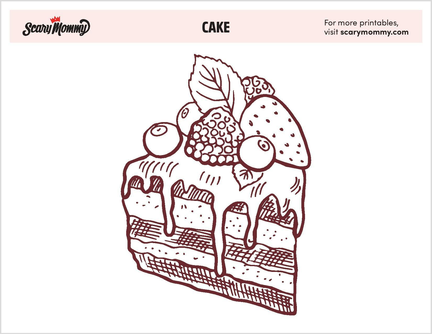 You Batter Believe These 12 Cake Coloring Pages Are Deliciously Fun