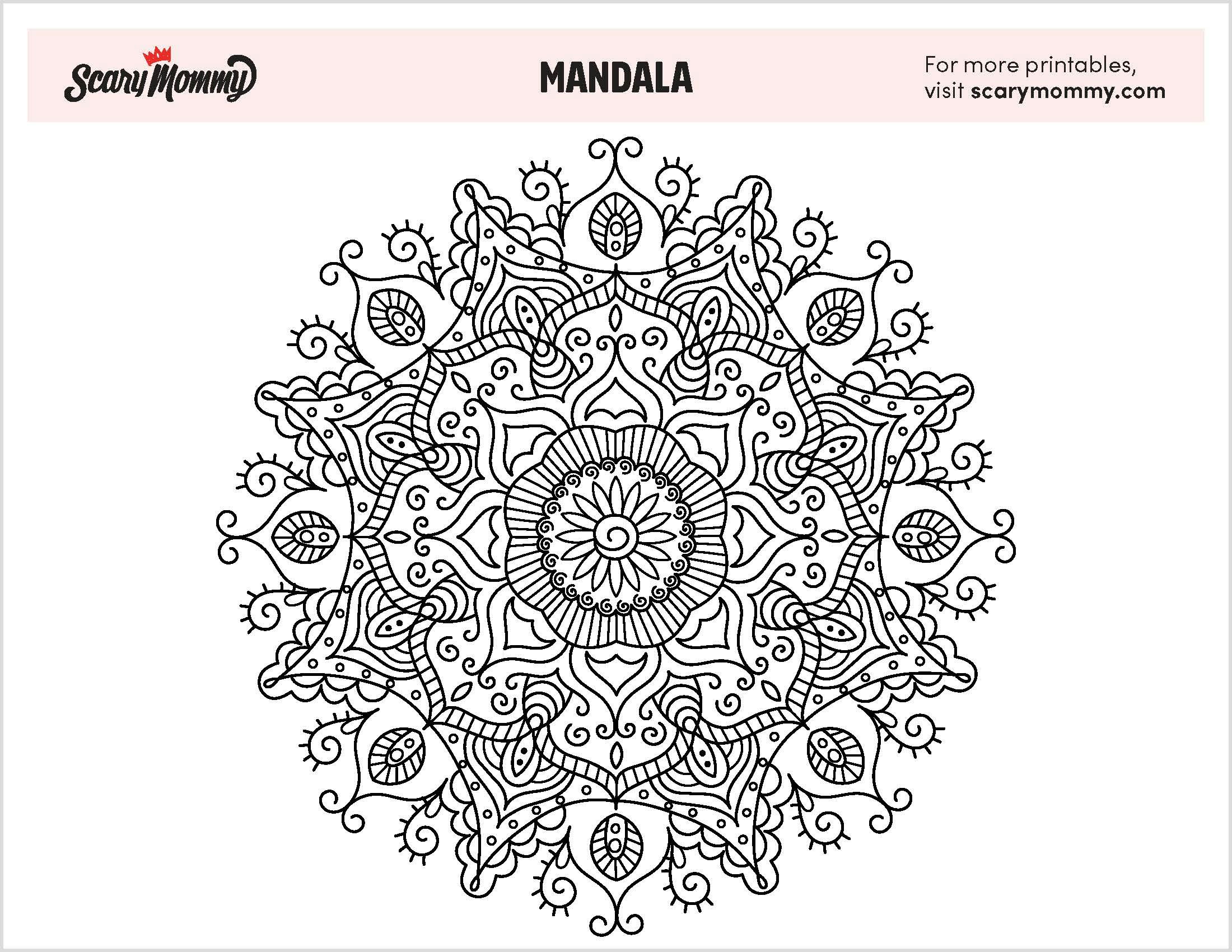 11 Mandala Coloring Pages For When You Need More Zen In Your Life