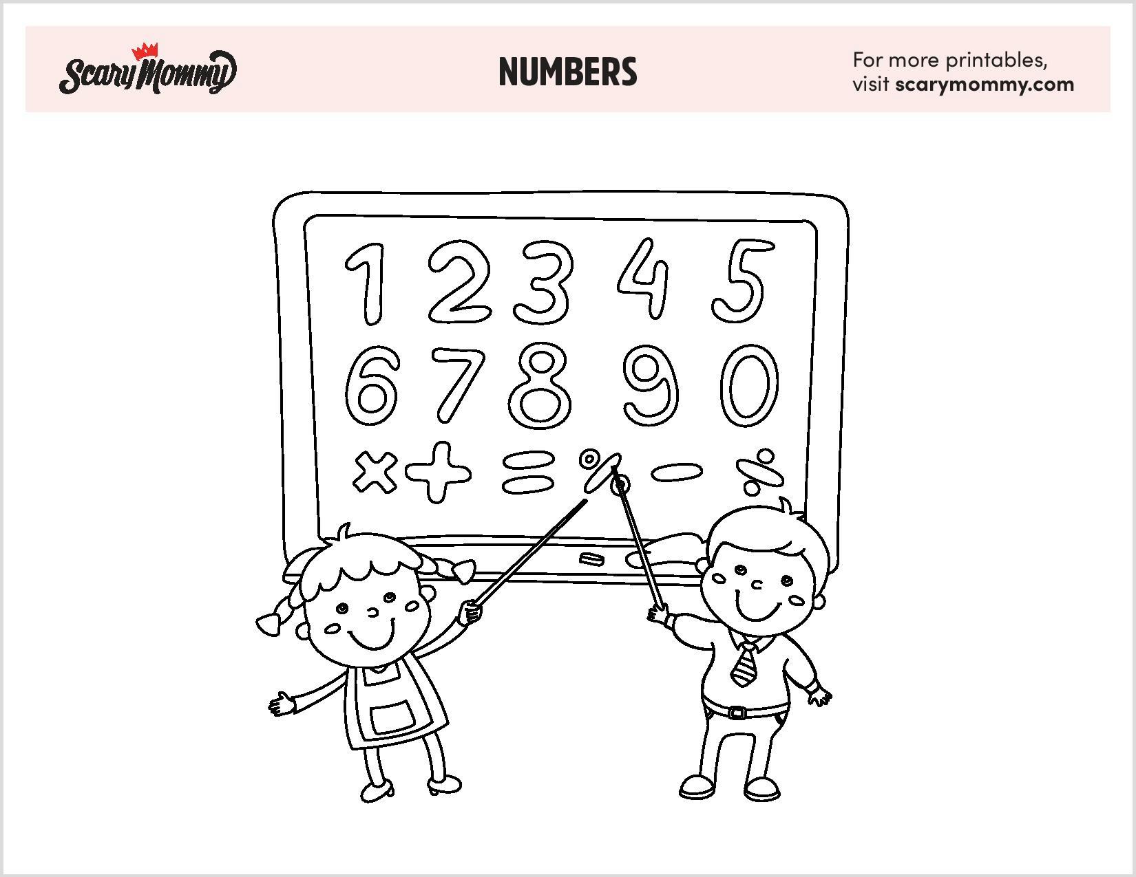 You Can Count On These 11 Number Coloring Pages For Some Serious Fun