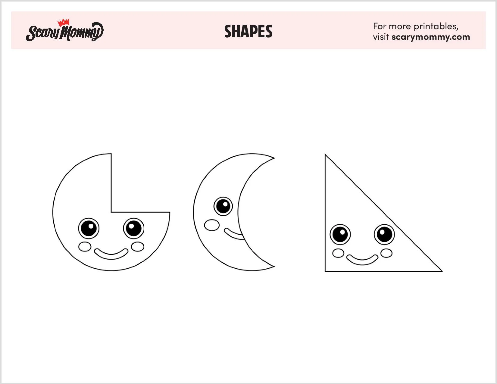 Round Up Tons Of Fun With These 11 Shapes Coloring Pages