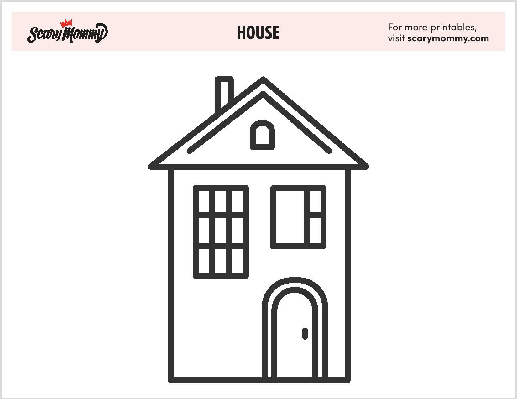 Help Build Your Kiddo’s Coloring Skills With These Happy Little House ...