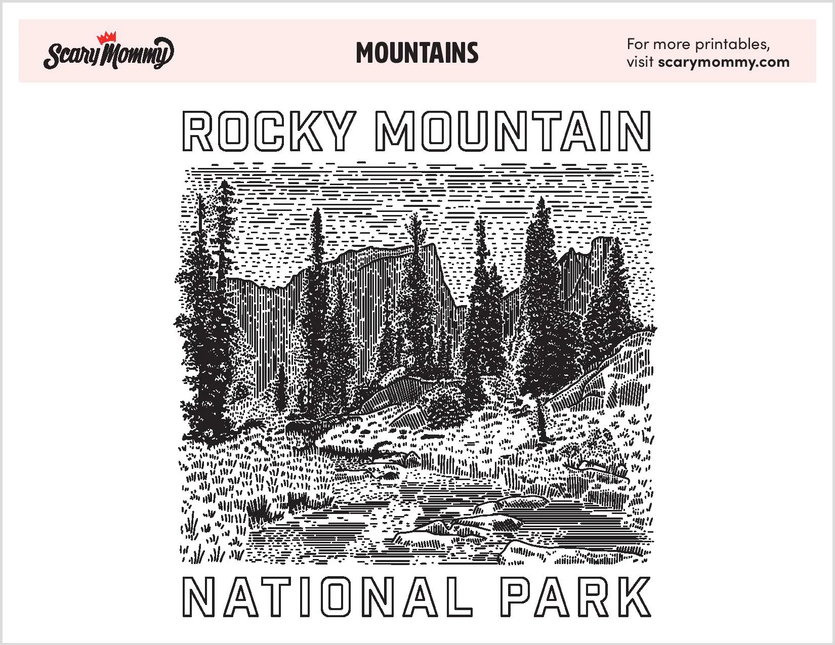 Peak And You Shall Find! 11 Mountain Coloring Pages For Adventurers