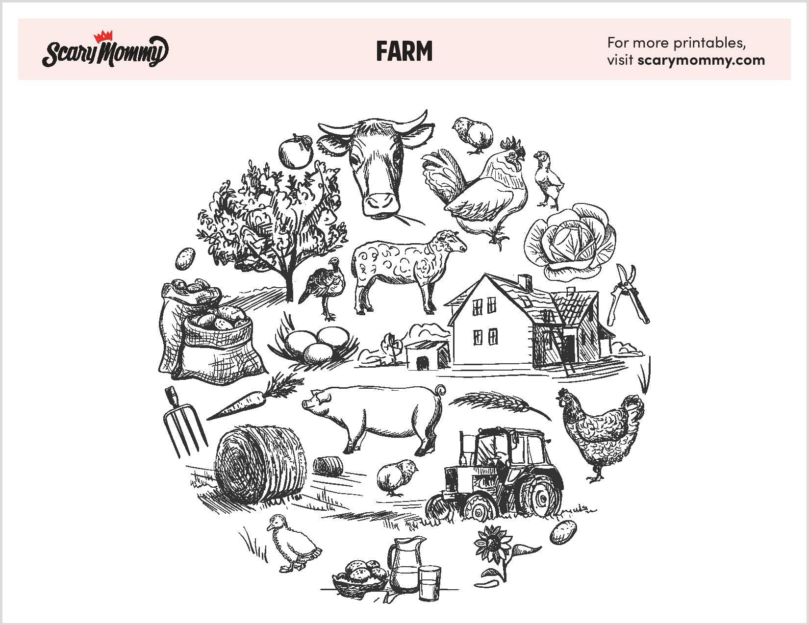 11 Farm Coloring Pages That Are Outstanding In Their Field