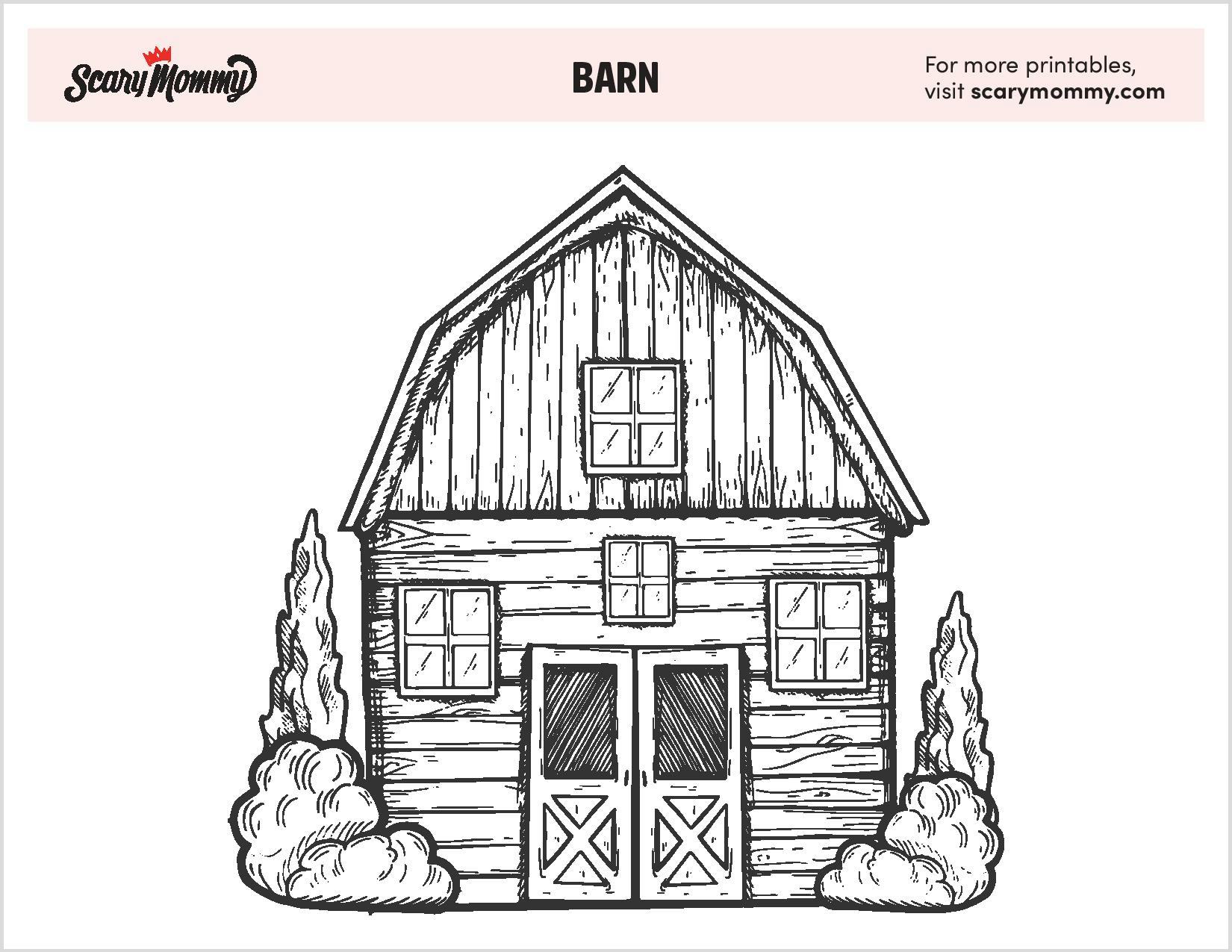 11 Barn Coloring Pages That’ll Have You Ready To Hit The Homestead