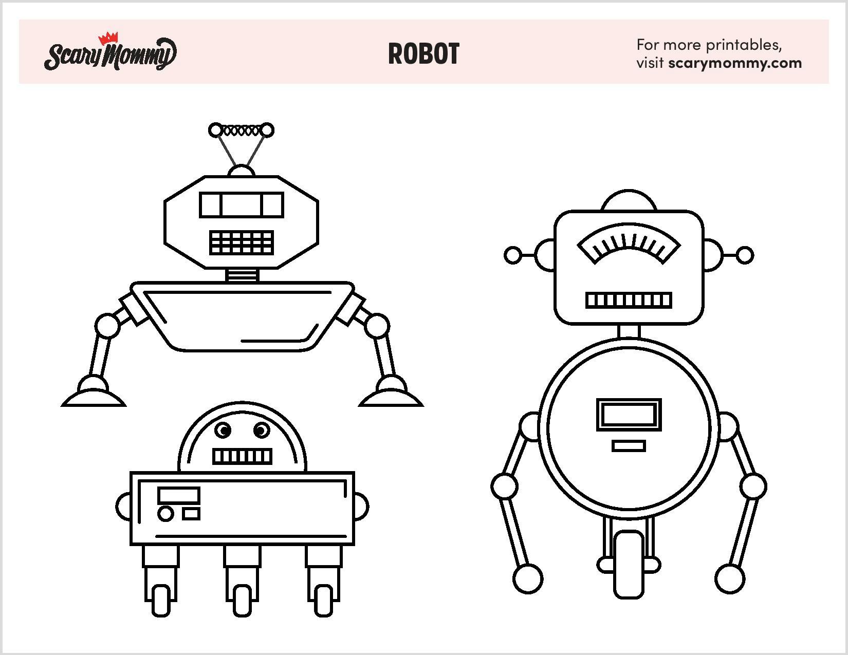 10 Robot Coloring Pages Your Tech-Savvy Kid Will Go Nuts (And Bolts) Over