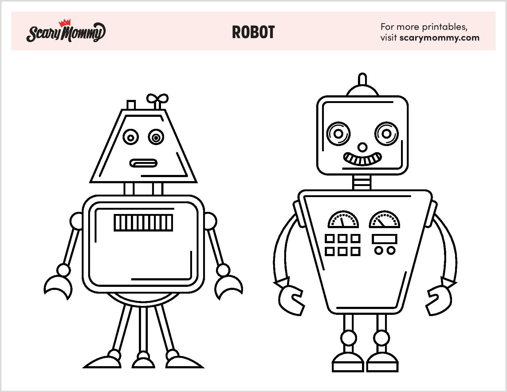 10 Robot Coloring Pages Your Tech-Savvy Kid Will Go Nuts (And Bolts) Over