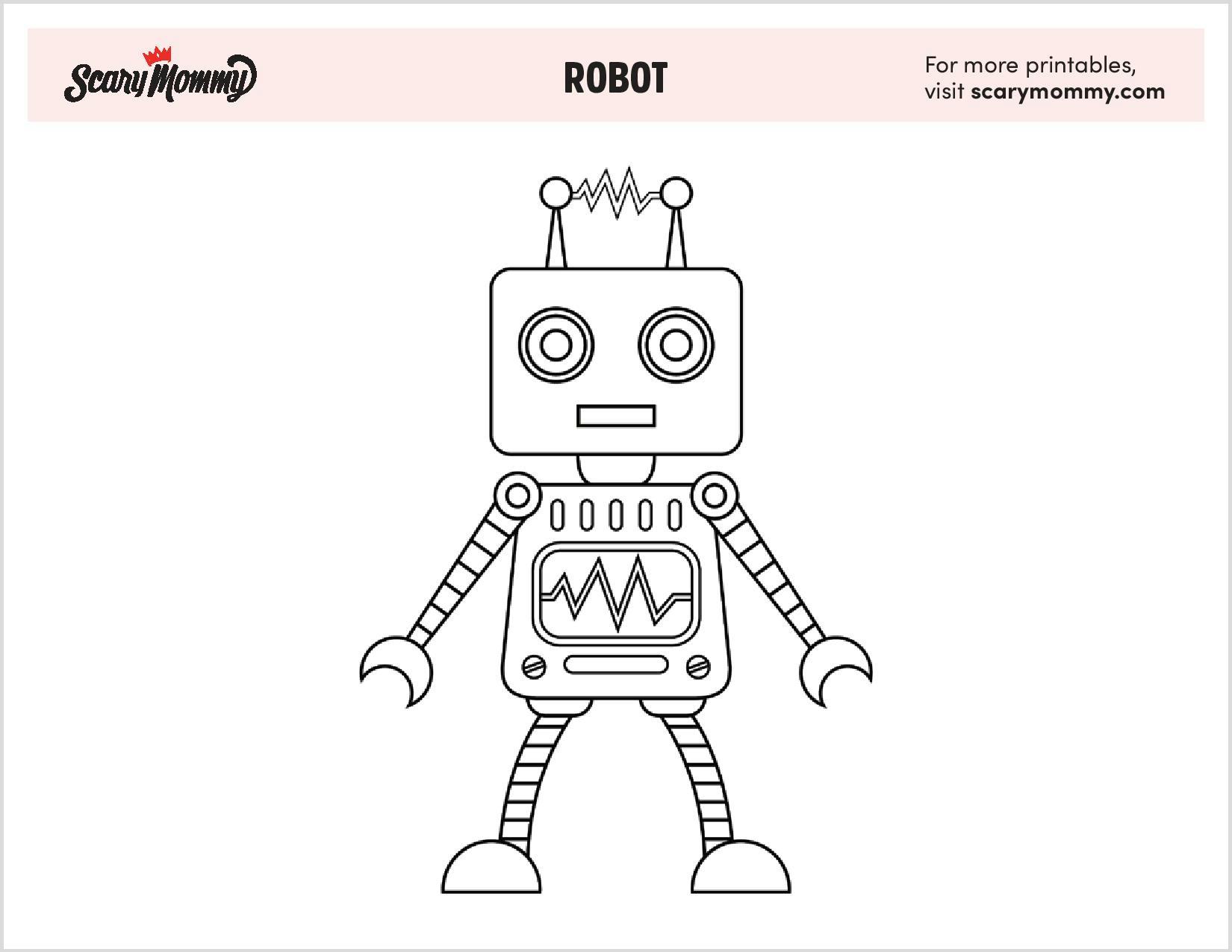 10 Robot Coloring Pages Your Tech-Savvy Kid Will Go Nuts (And Bolts) Over