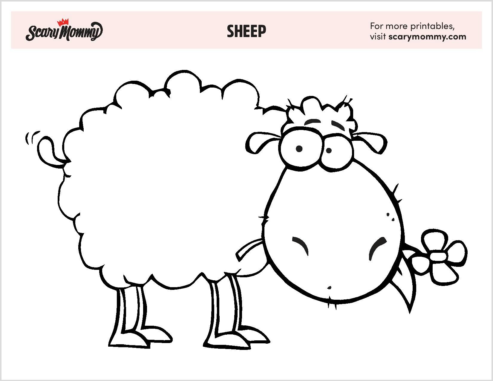 Ewe’ll Love These 11 Woolly Cute Sheep Coloring Pages