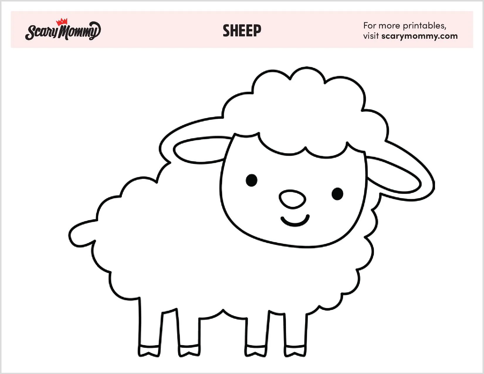 Ewe’ll Love These 11 Woolly Cute Sheep Coloring Pages