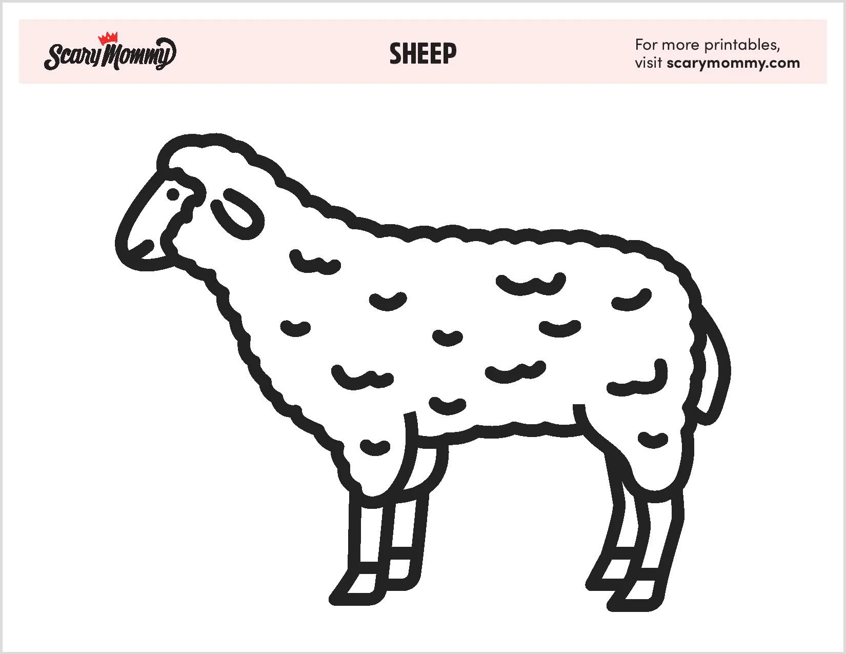 Ewe’ll Love These 11 Woolly Cute Sheep Coloring Pages