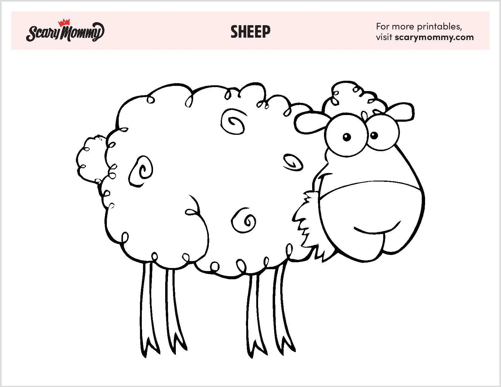 Ewe’ll Love These 11 Woolly Cute Sheep Coloring Pages