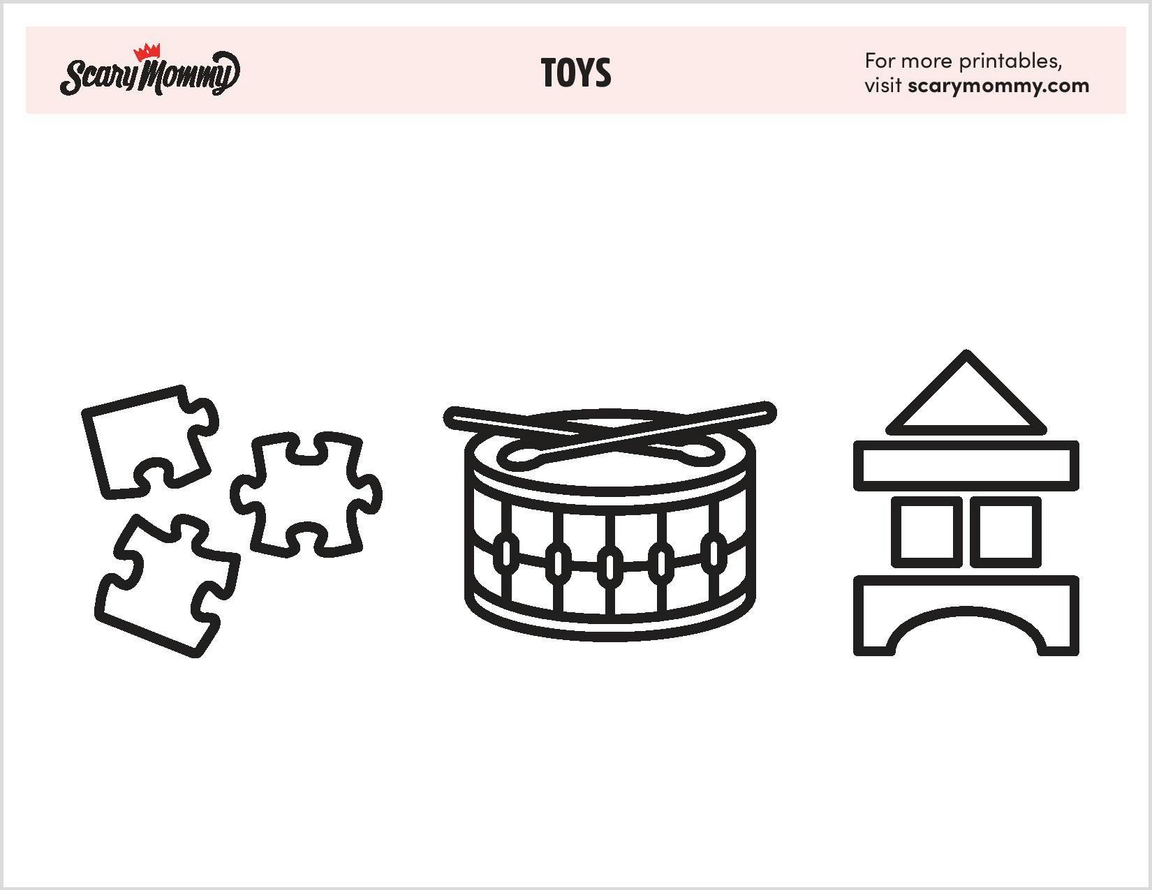 Tinker Around With These 10 Nostalgic Toy Coloring Pages