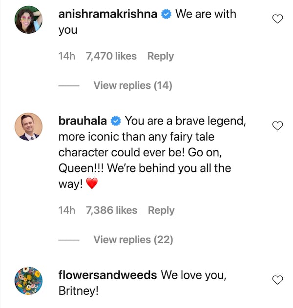 Britney Spears Posts On Instagram For The First Time Since Her Court ...