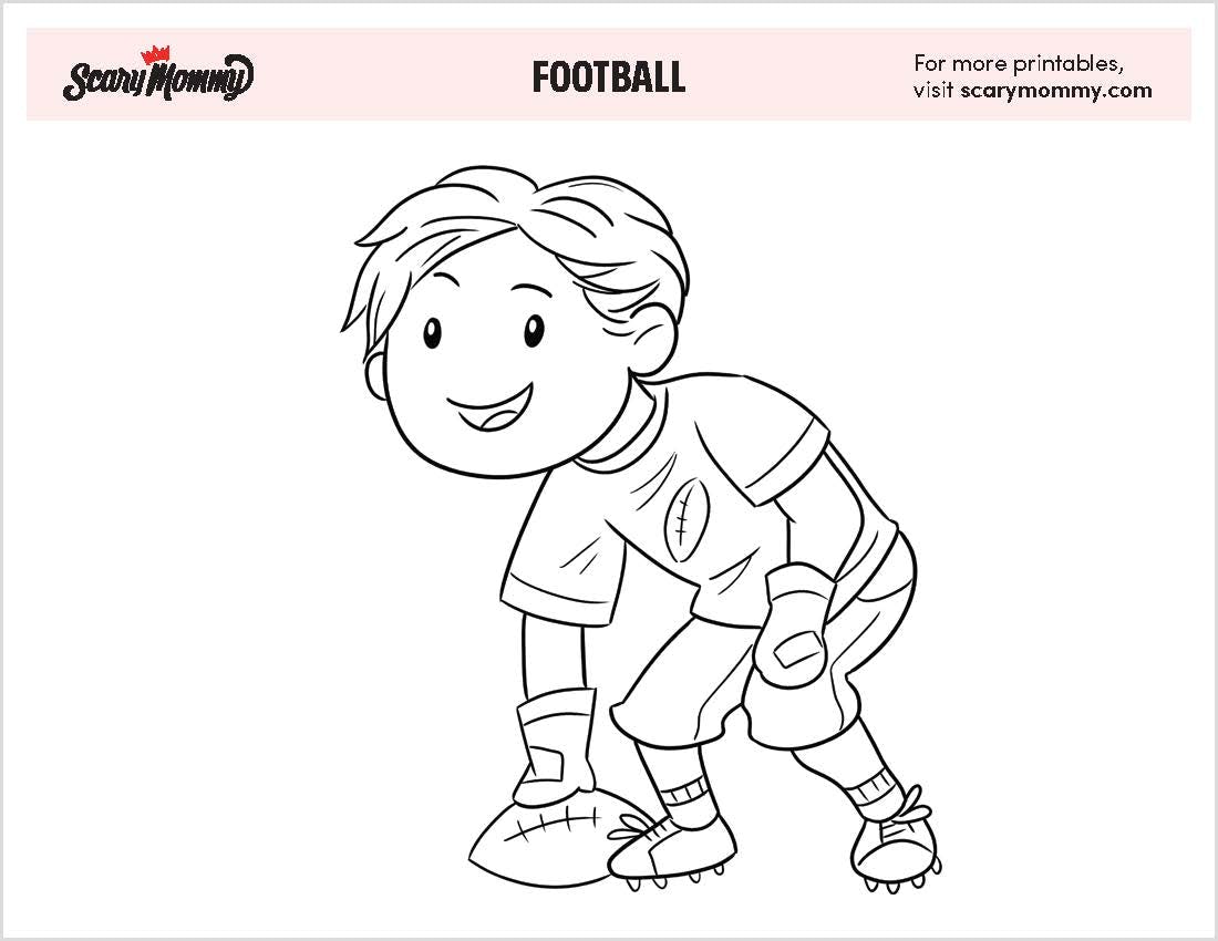 Hike! Hike! Score Big With These Football Coloring Pages