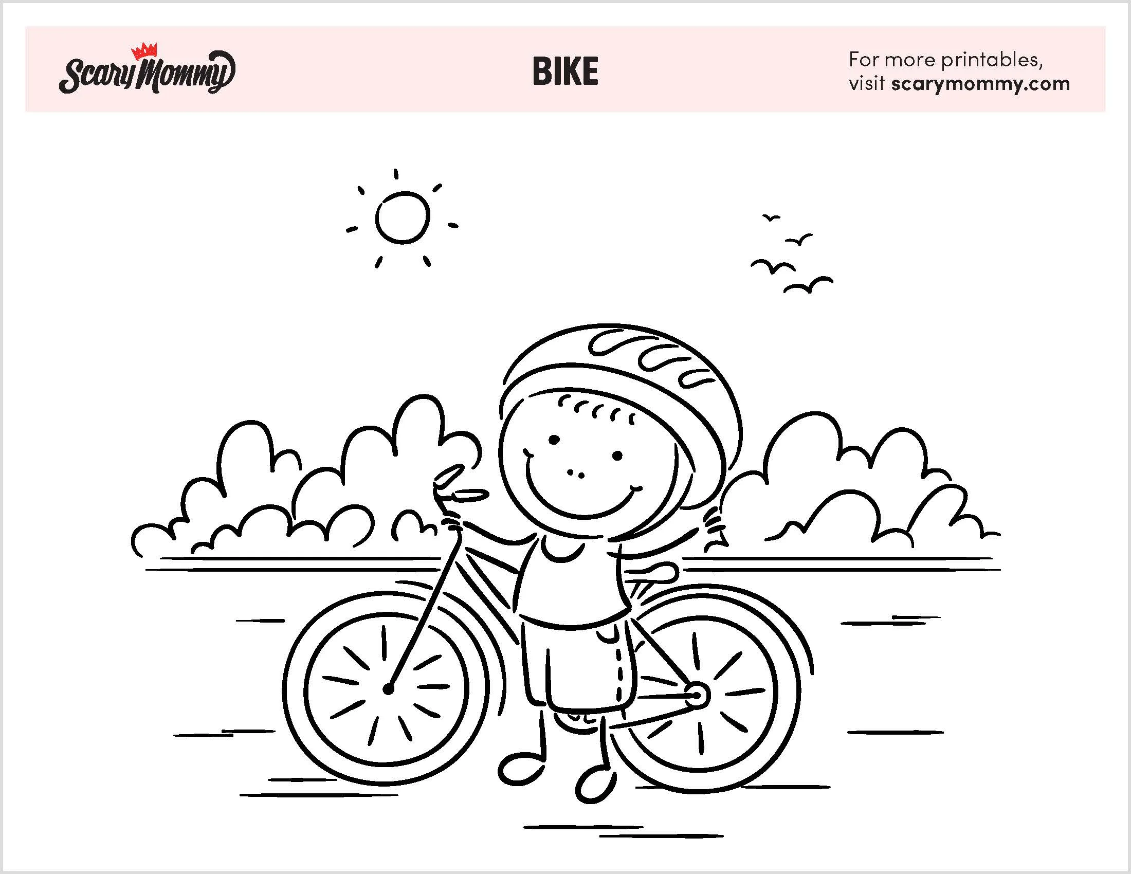Cruise Into Creativity With These 10 Bike Coloring Pages