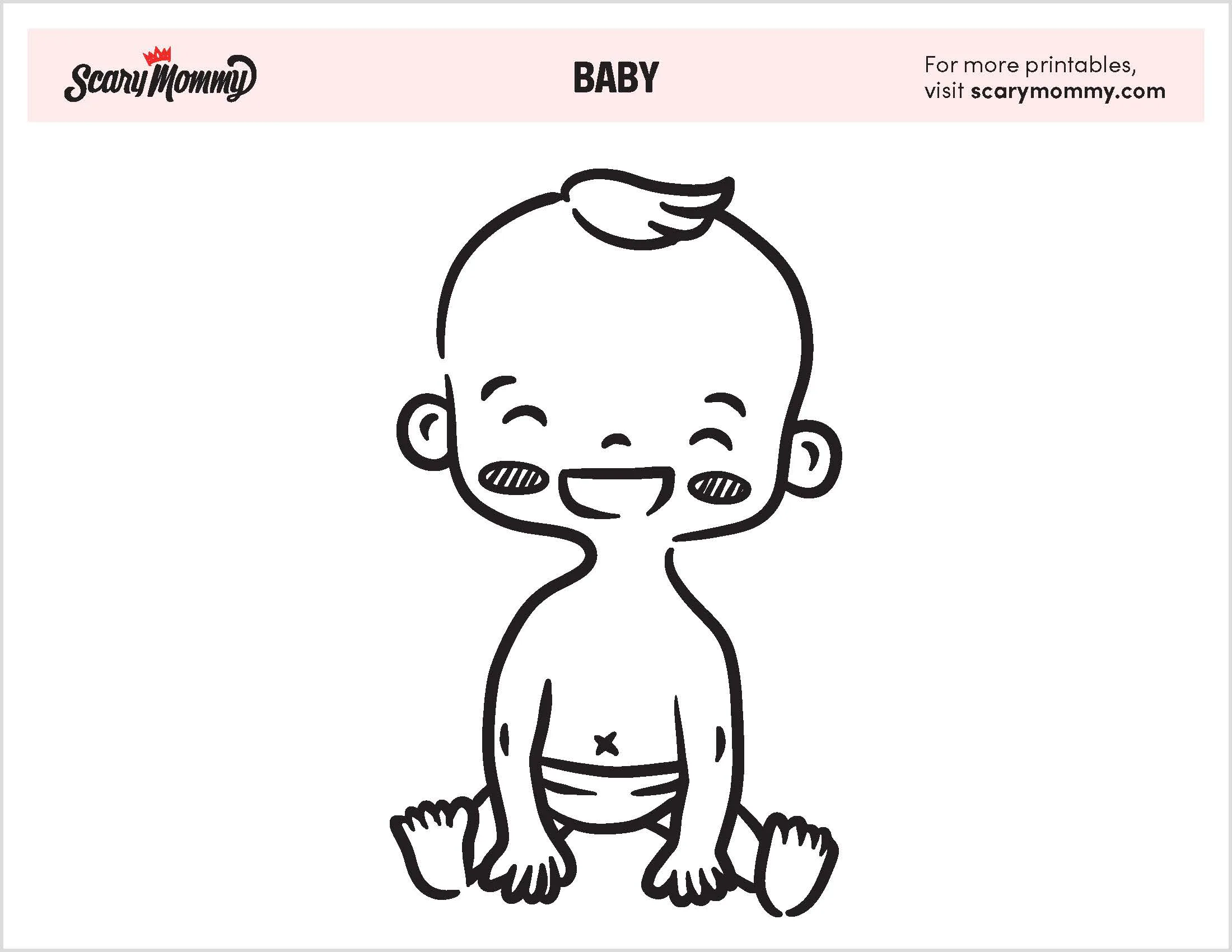 10 Baby Coloring Pages Almost As Adorable As The Real Deal