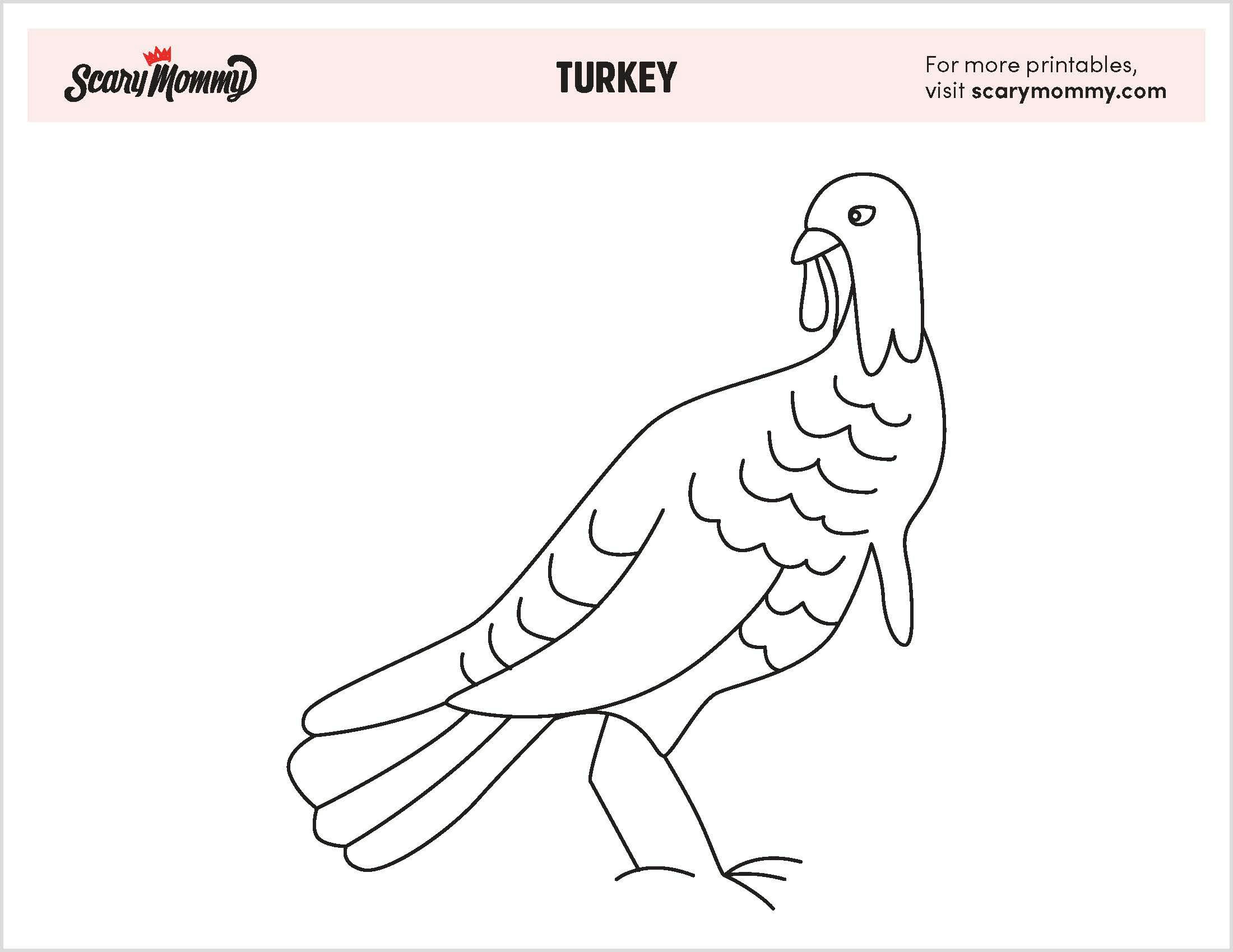 10 Totally Terrific Turkey Coloring Pages Your Kids Will Gobble Up