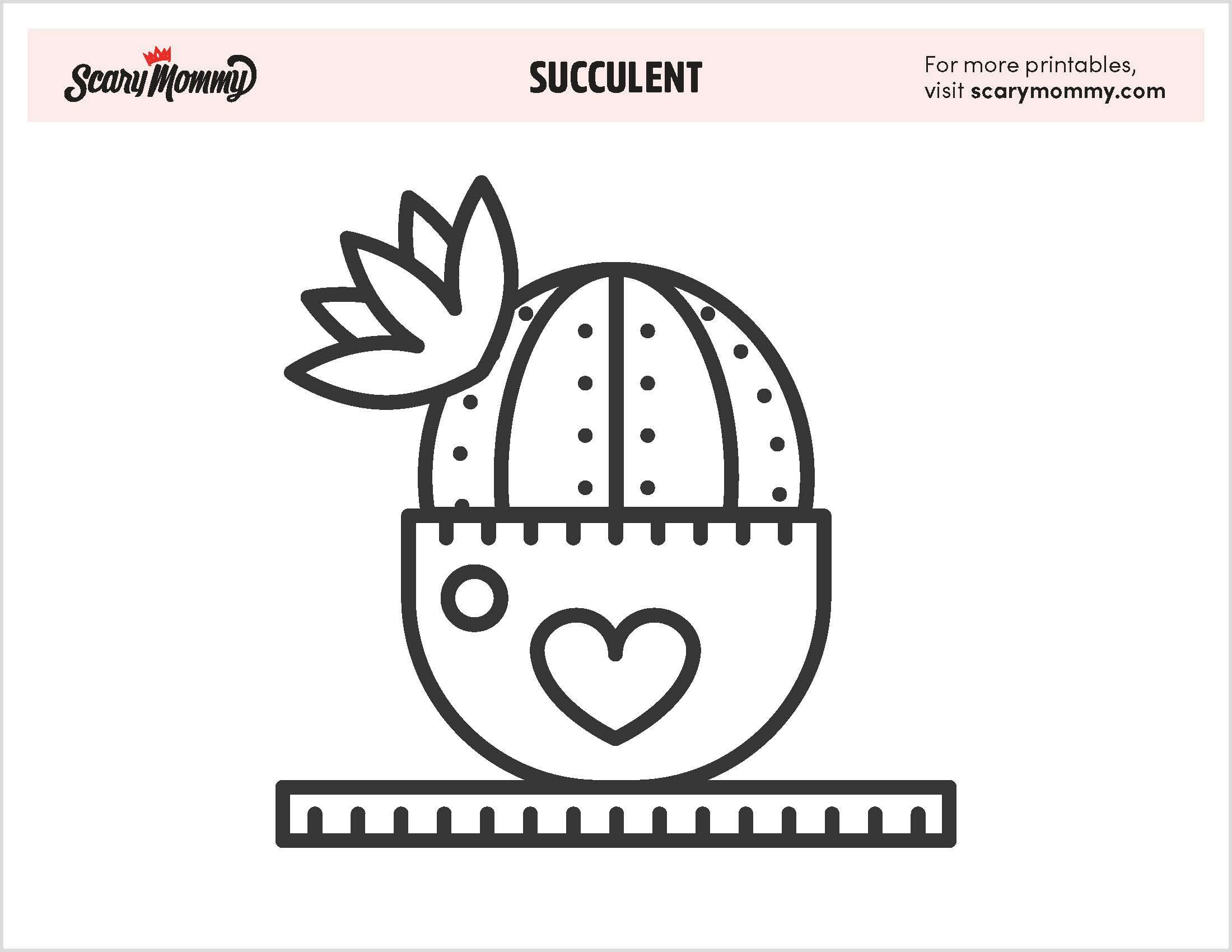 Pretty Fly For A Cacti! 10 Cactus And Succulent Coloring Pages That ...
