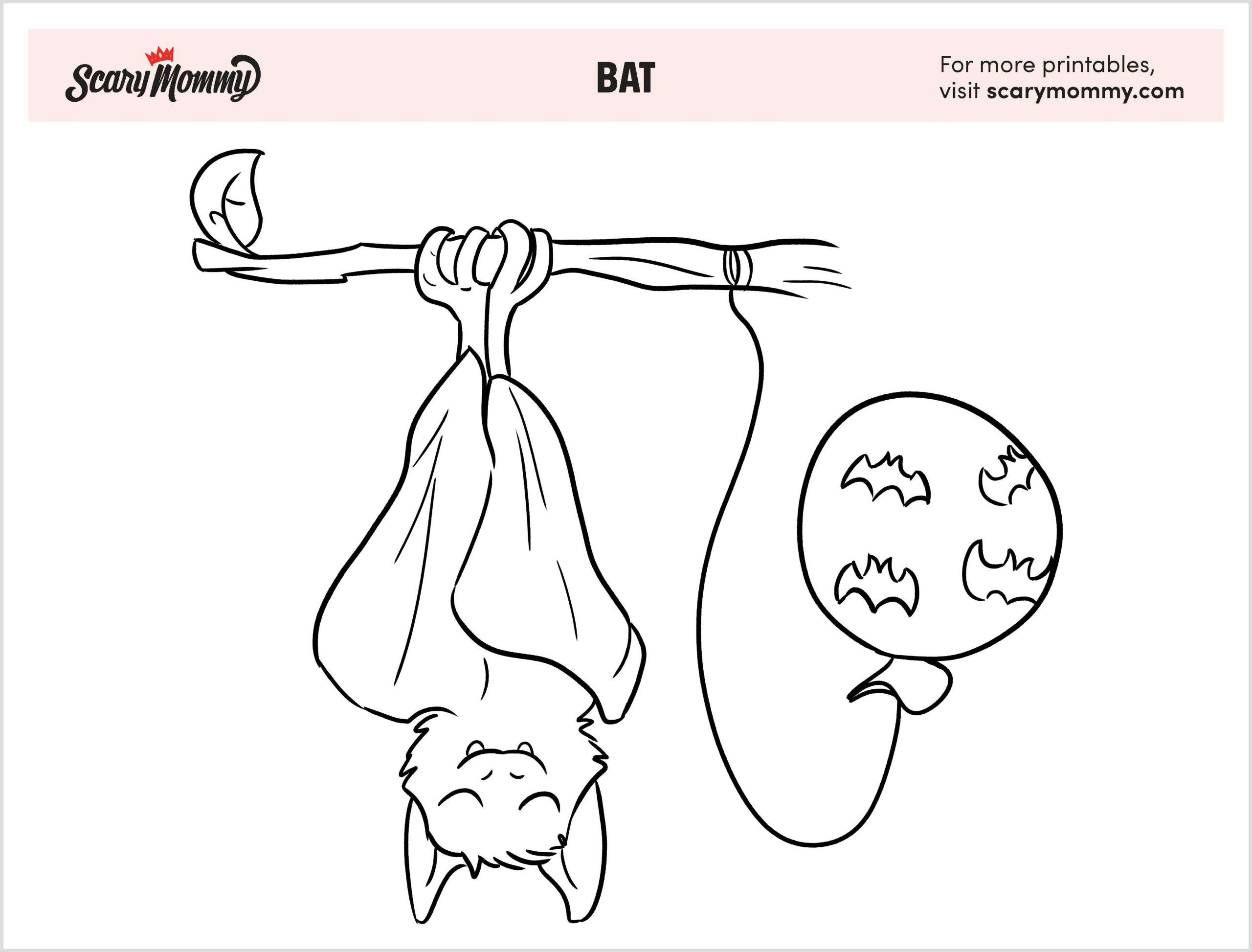 Print Out These 10 Free Bat Coloring Pages And Give Fangs For Bite Ideas