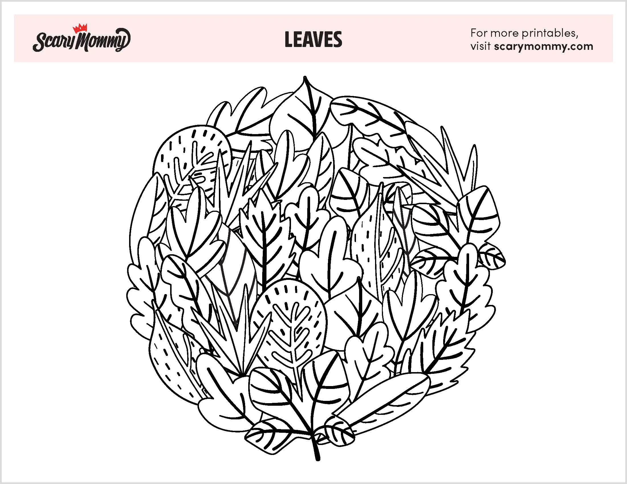 Photosynthesize Some Fun With These 10 Leaf Coloring Pages