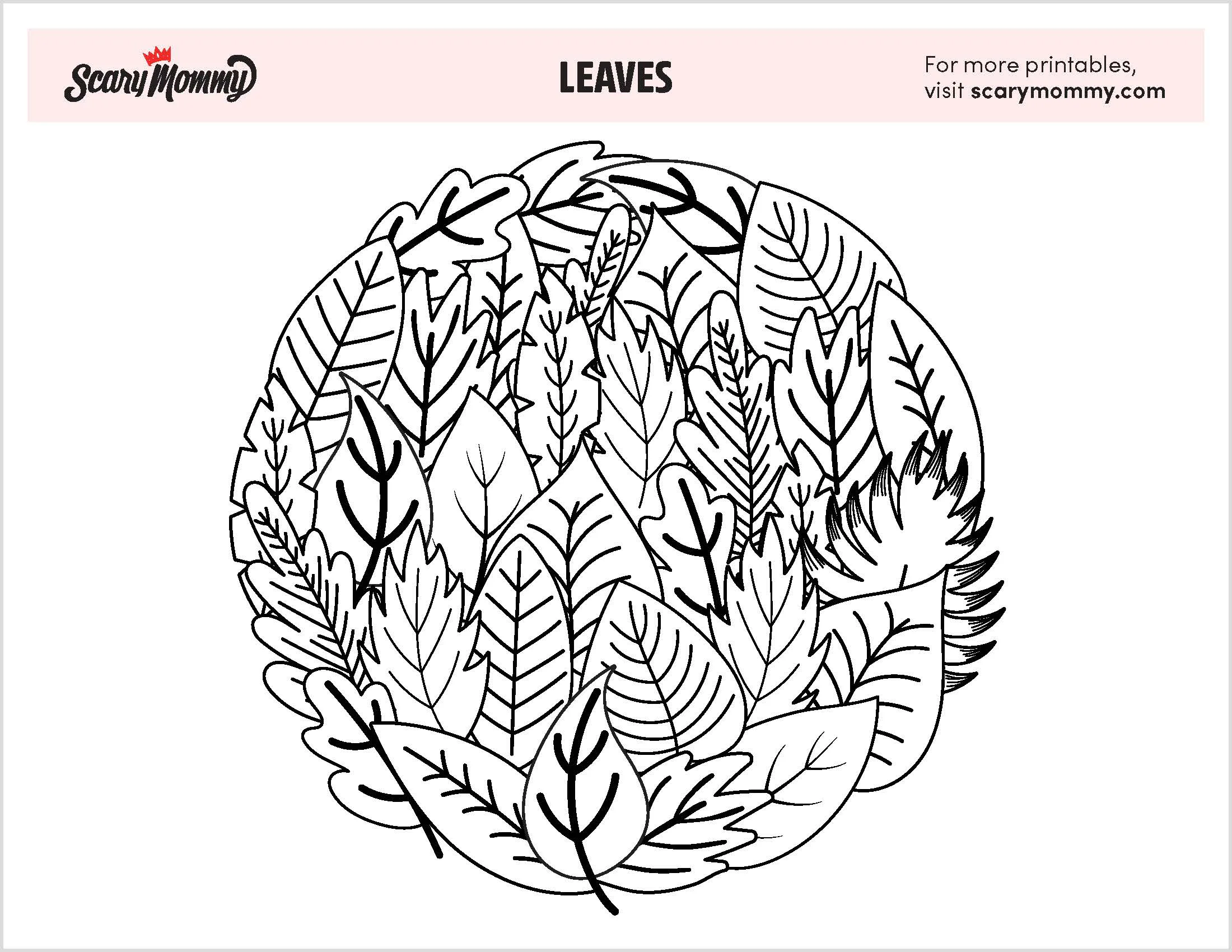 Photosynthesize Some Fun With These 10 Leaf Coloring Pages