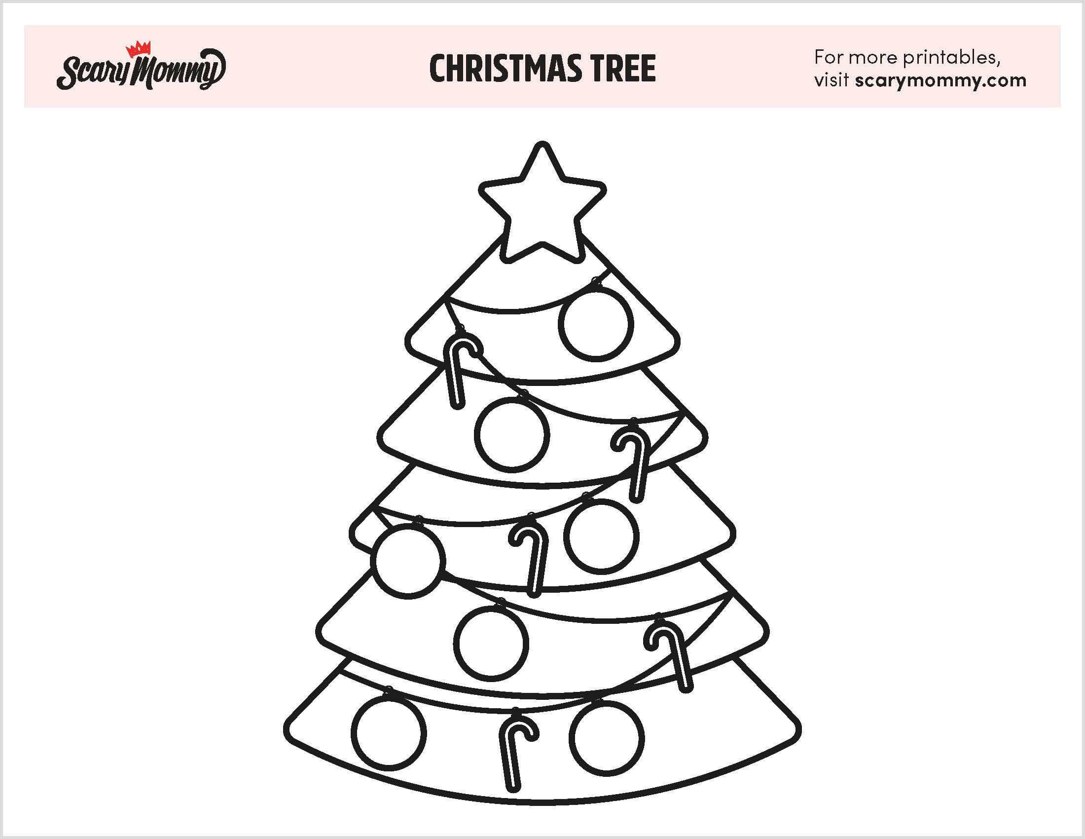 Spruce Up Holiday Arts & Crafts With These Christmas Tree Coloring Pages