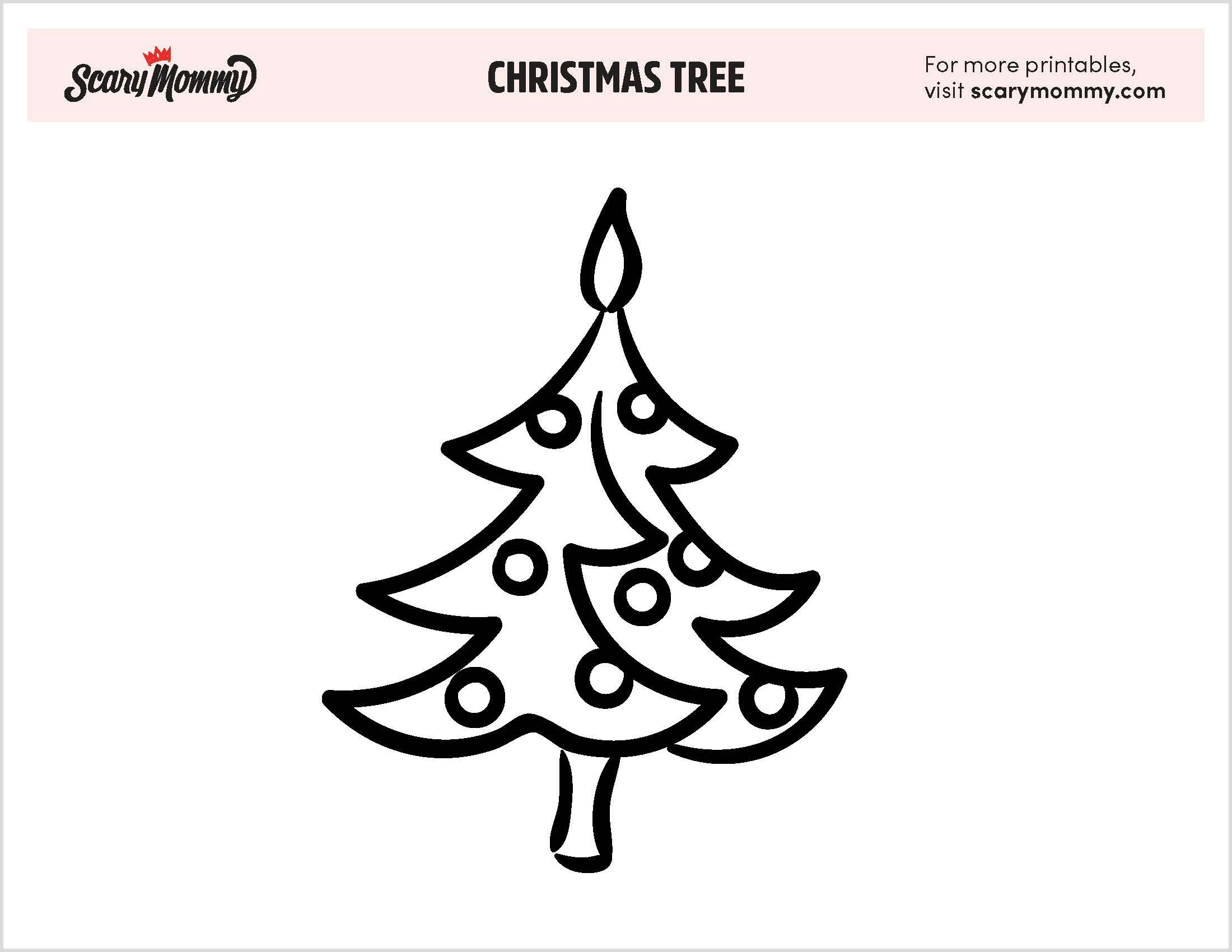 Spruce Up Holiday Arts & Crafts With These Christmas Tree Coloring Pages