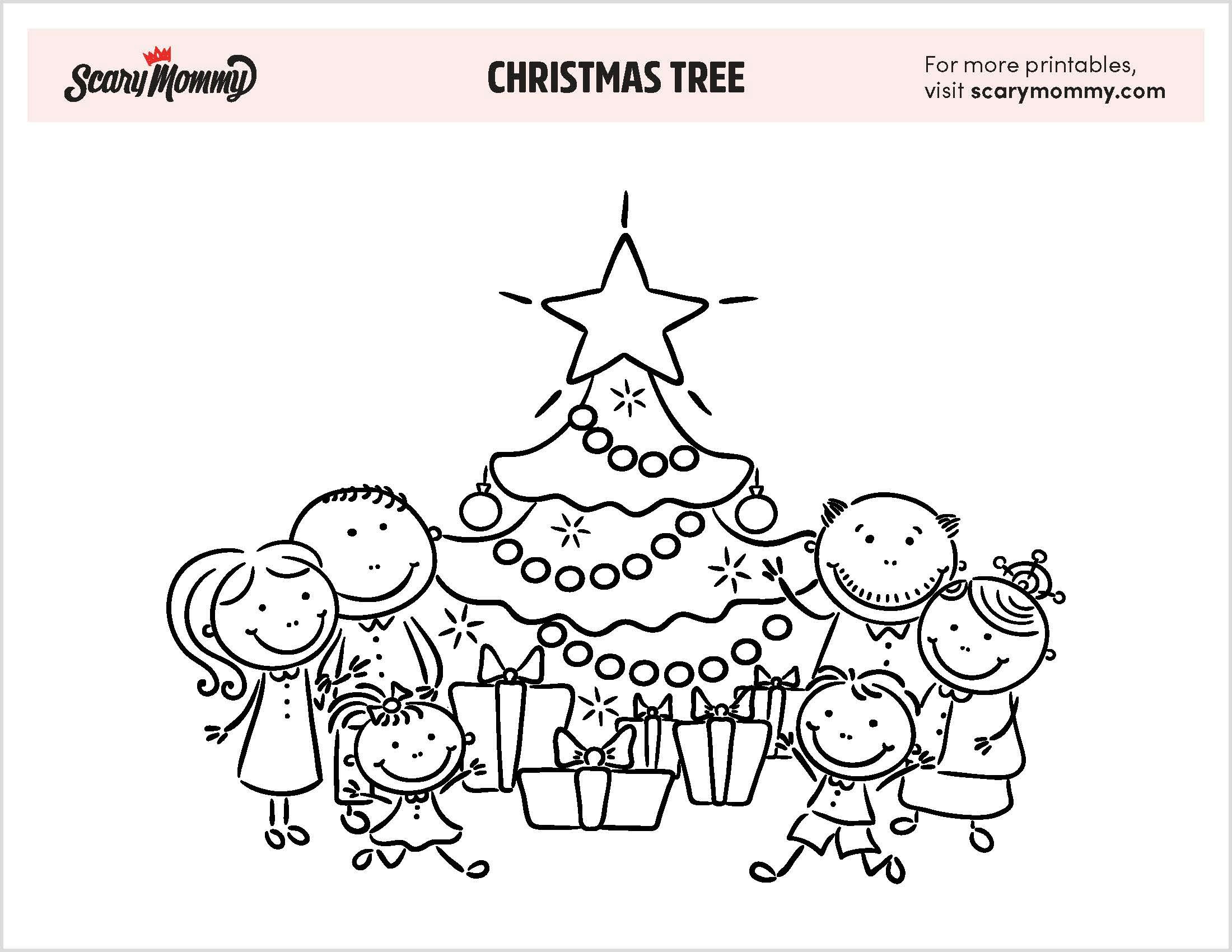 Spruce Up Holiday Arts & Crafts With These Christmas Tree Coloring Pages