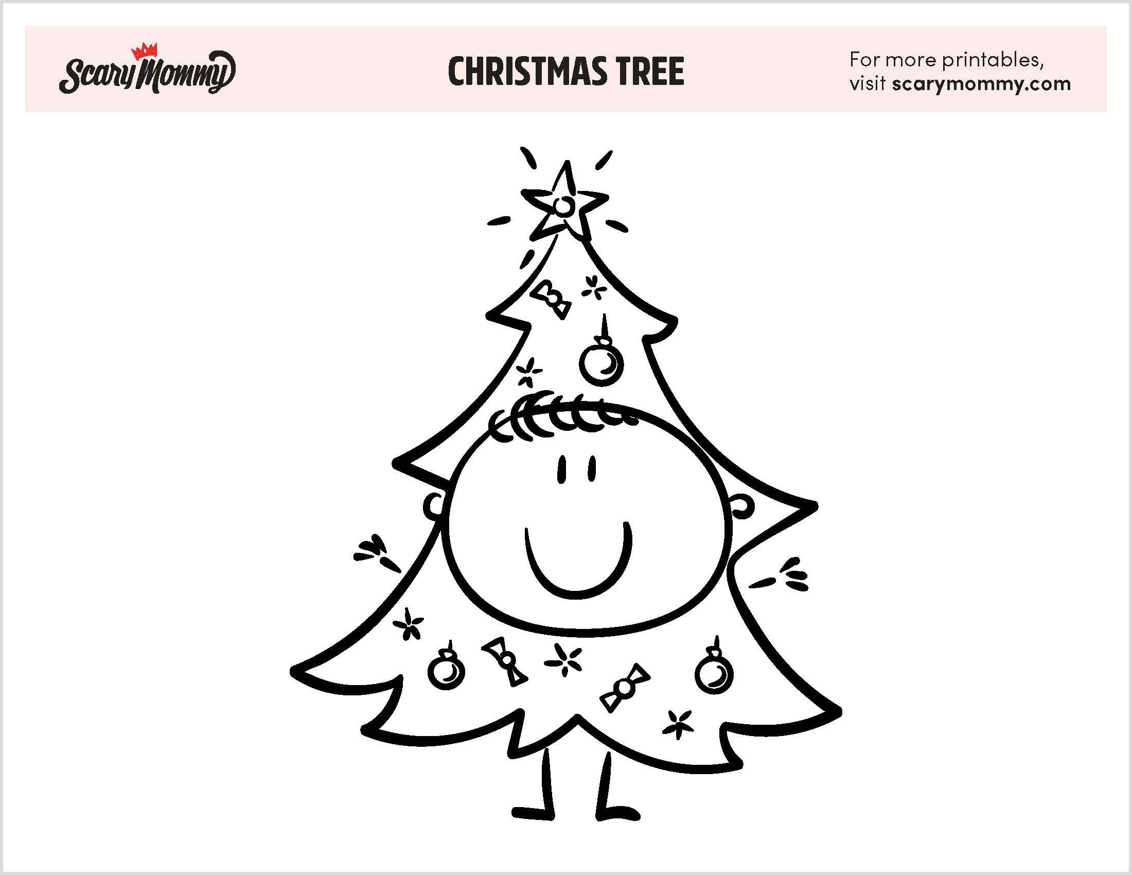 Spruce Up Holiday Arts & Crafts With These Christmas Tree Coloring Pages