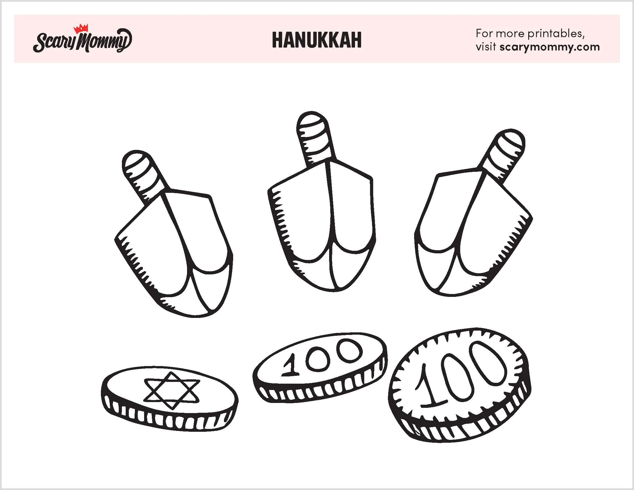 10 Festive Hanukkah Coloring Pages Perfect For Holiday Arts & Crafts