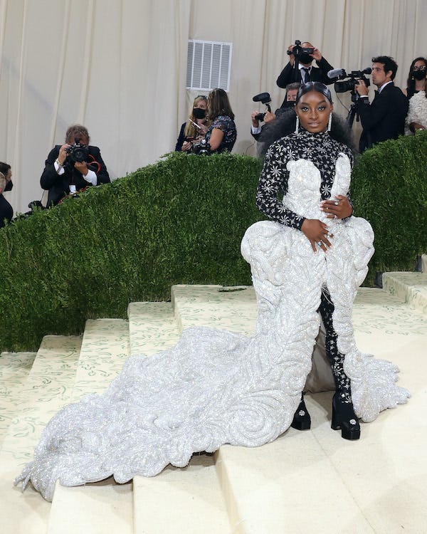 Simone Biles Made Wearing An 88-Pound Skirt To The Met Gala Look Easy