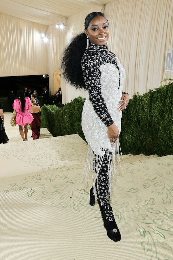 Simone Biles Made Wearing An 88-Pound Skirt To The Met Gala Look Easy
