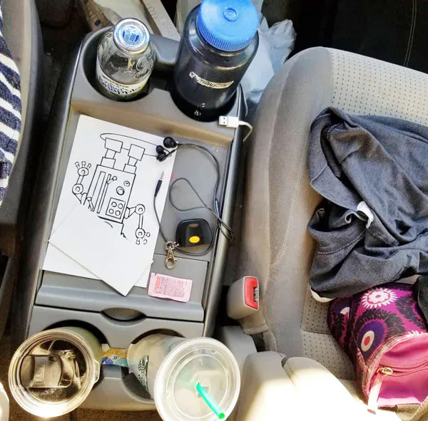 A Look Inside The Minivan AKA ‘The Rolling Dumpster’