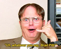 Dwight Schrute Question Gif