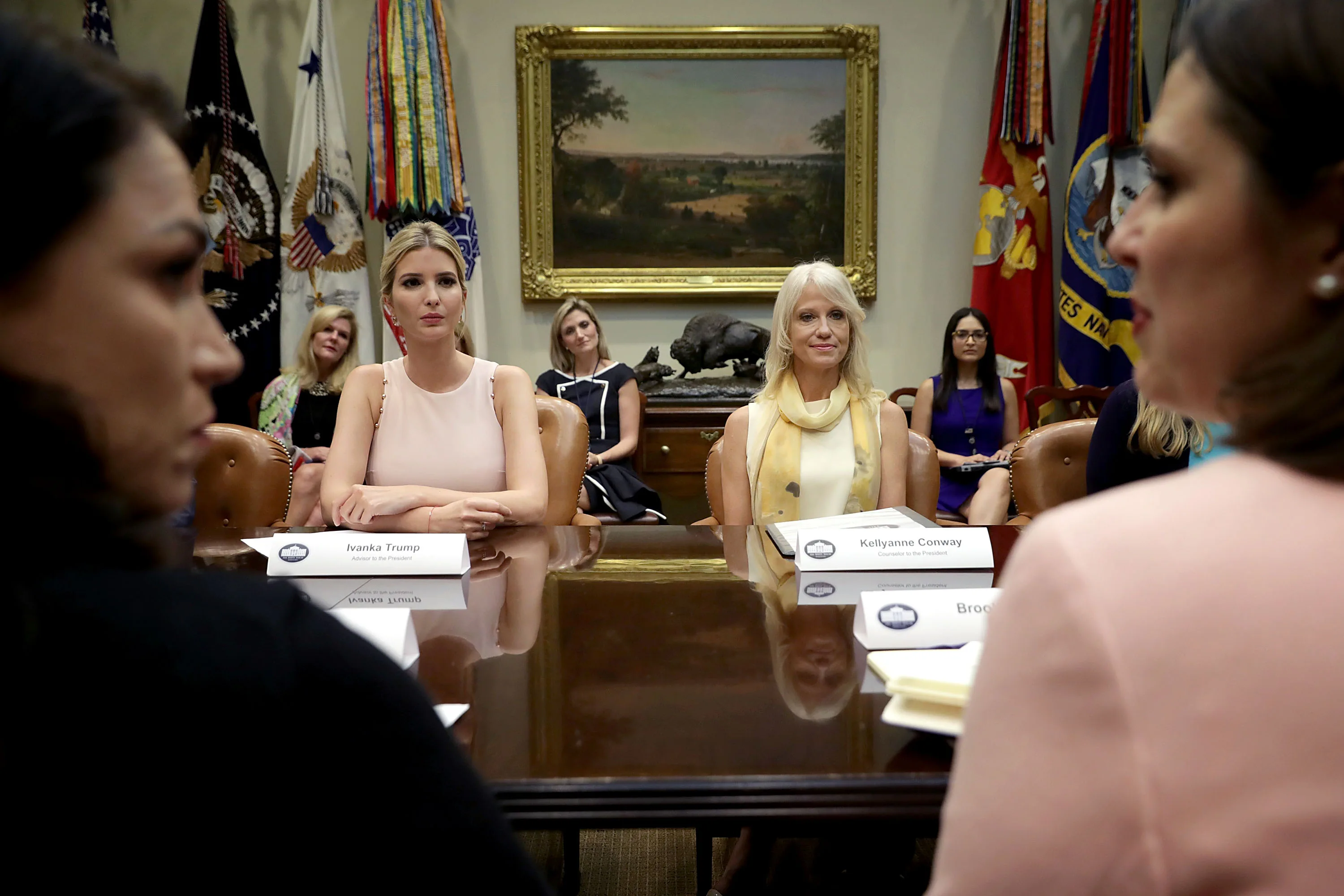How Many Women Are In The White House? Trump's Female Staffers Are ...