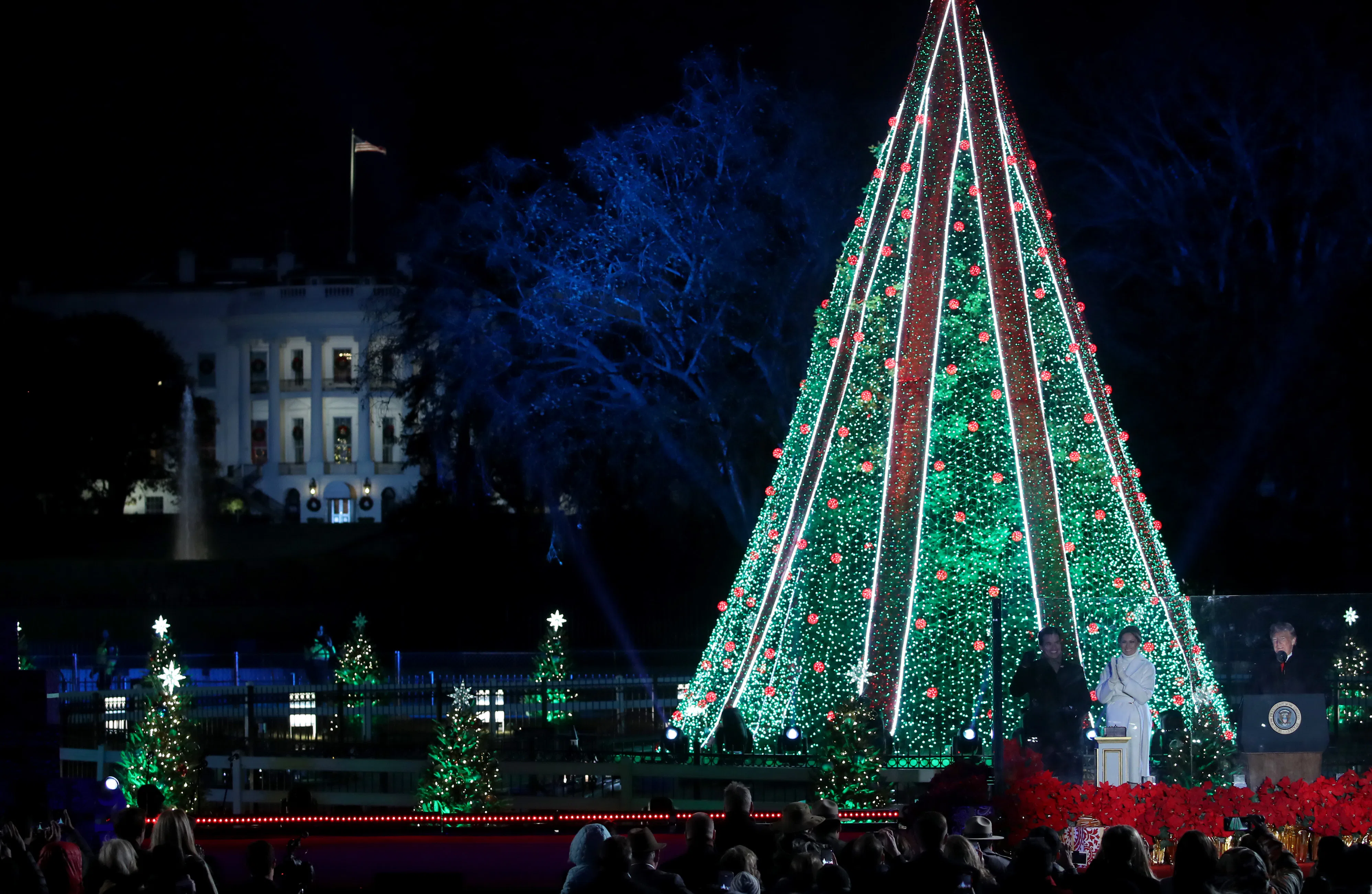 Photos Of The 2018 National Christmas Tree Lighting Show The White ...
