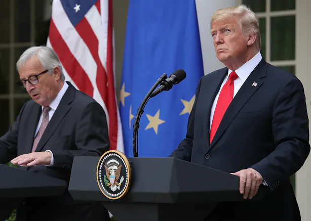 This Photo Of Trump & The EU President Is Supposed To Prove They “Love ...