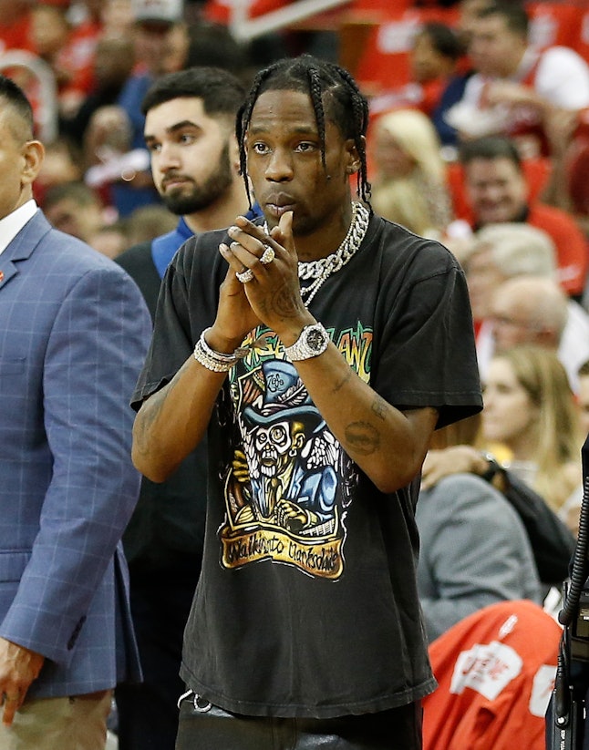 Pictures Of Travis Scott's Head Tattoo Might Make You Actually Like The Ink