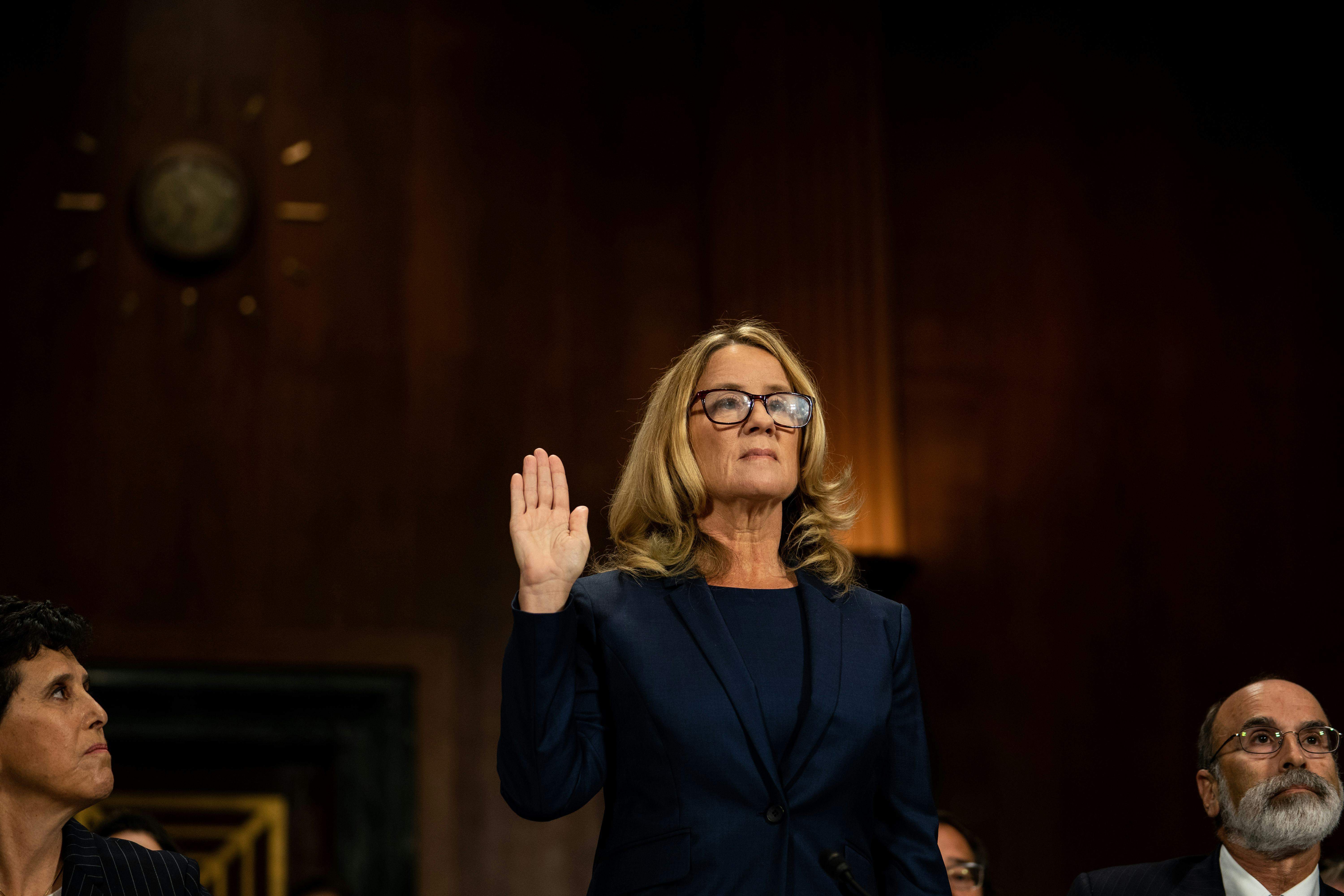 The Video Of Christine Ford’s Opening Statement Is Gut-Wrenching