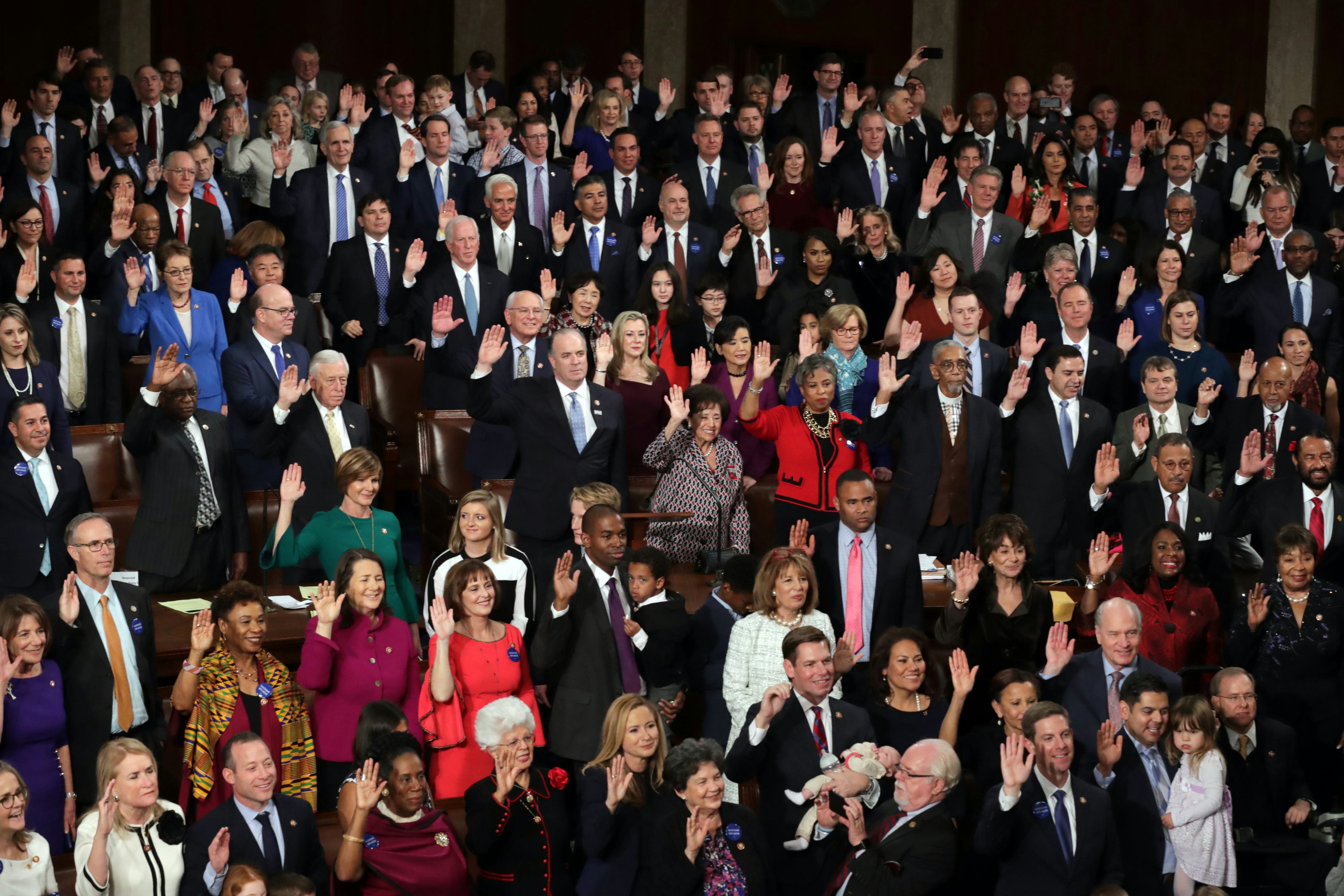 Photos Of New Members Of Congress Being Sworn In Show The New Face Of ...